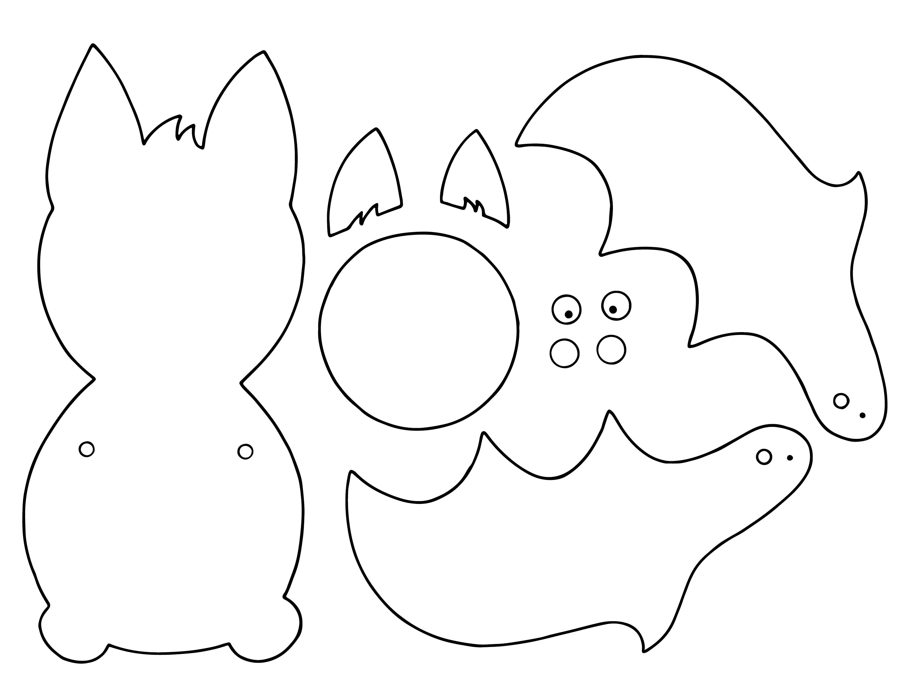 8 Best Images Of Printable Halloween Paper Bag Puppets Monster Paper 