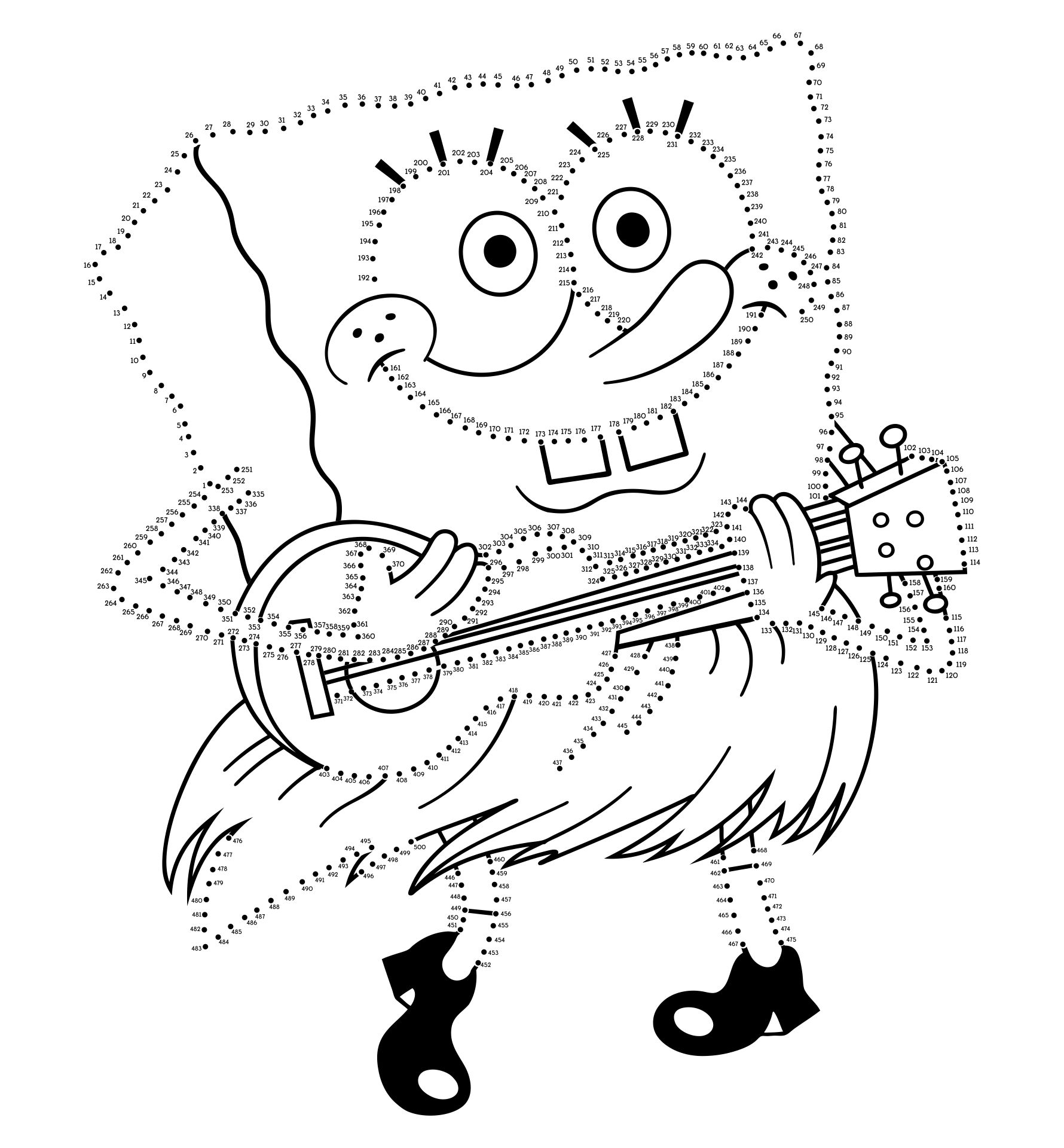 Free Printable Extreme Dot To Dot Printable Word Searches