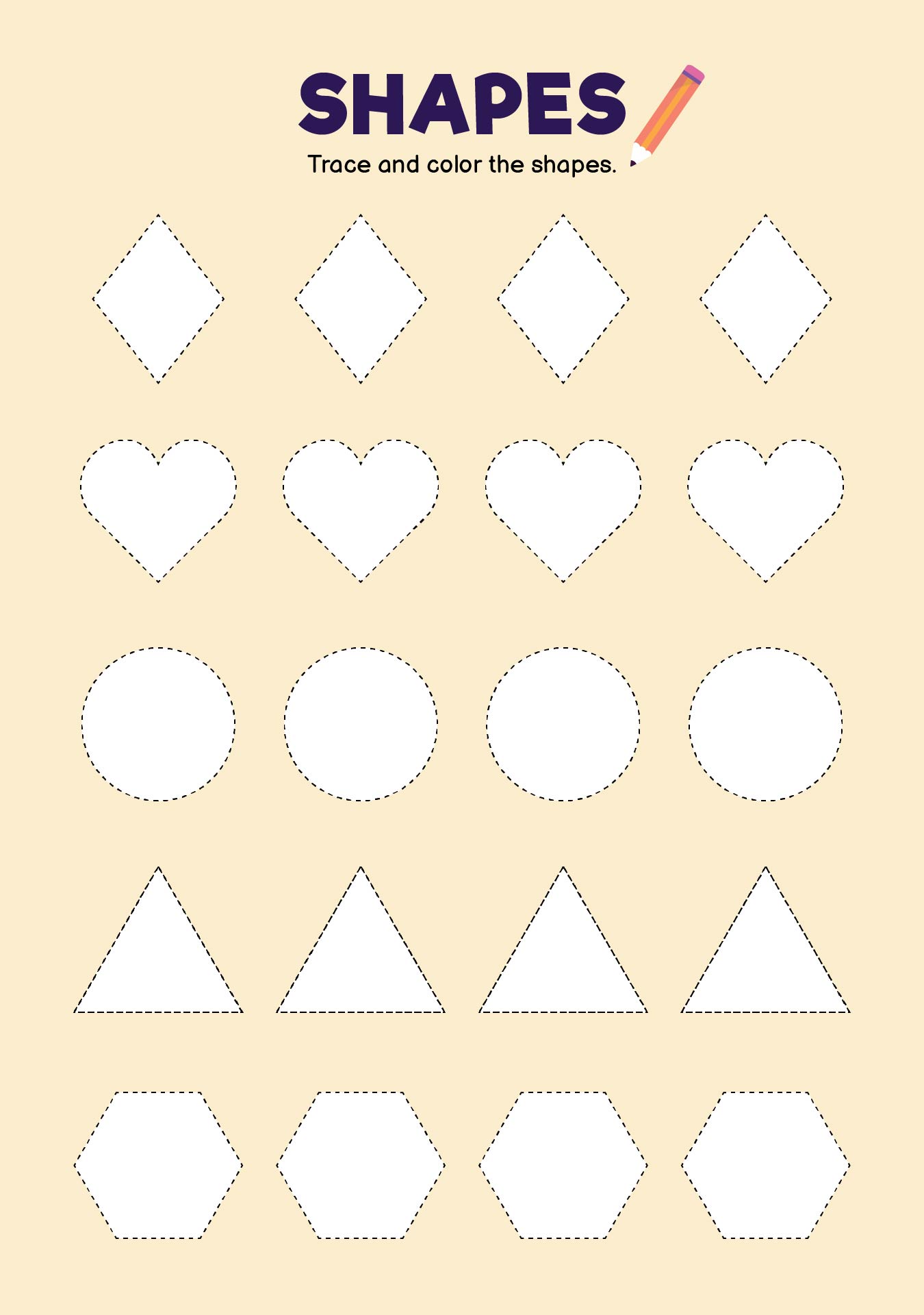 Fine Motor Skills Scissor Cutting Shapes Kindergarten Etsy 10 Best