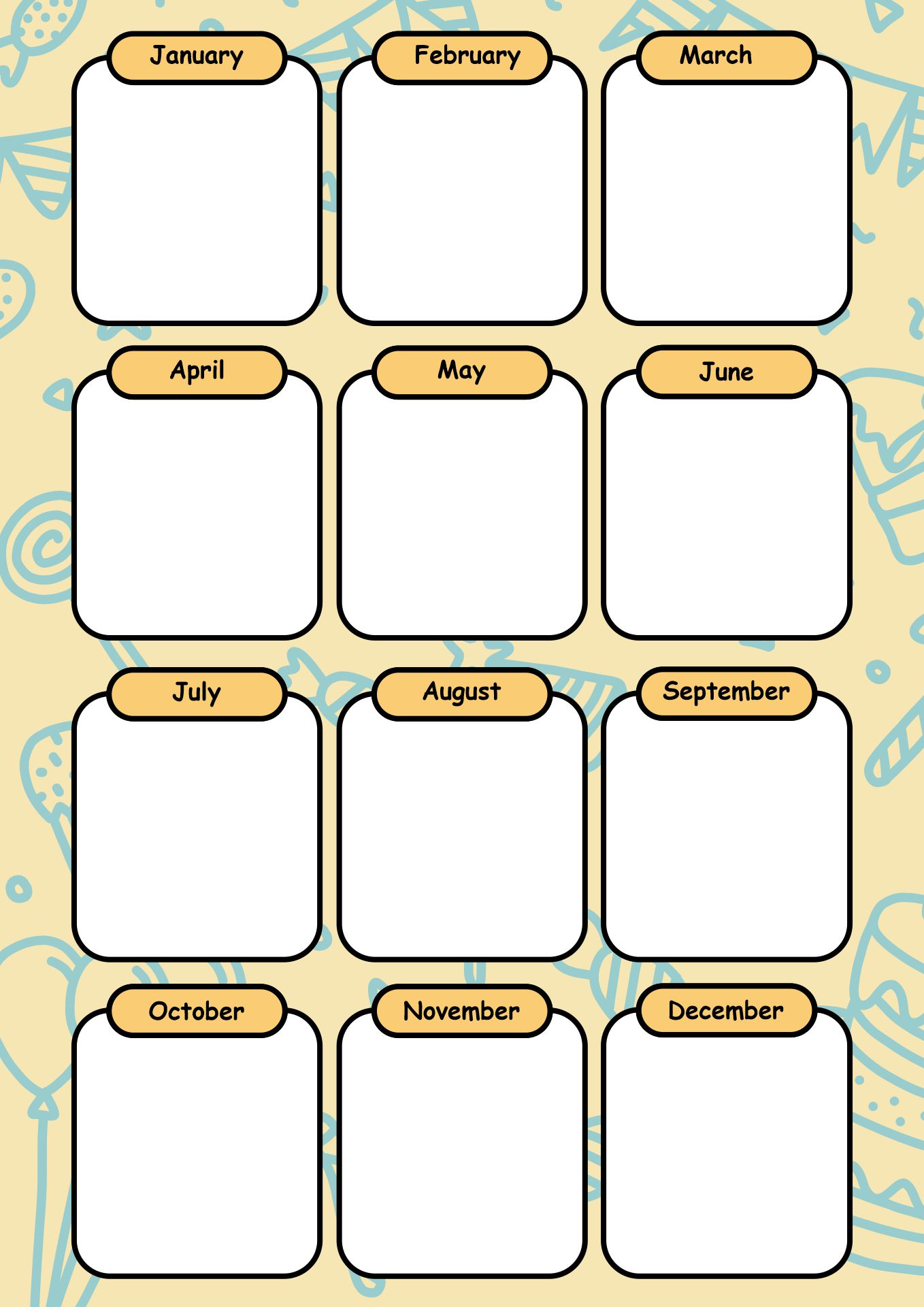 8 Best Images Of Office Birthday List Printable Printable Birthday 