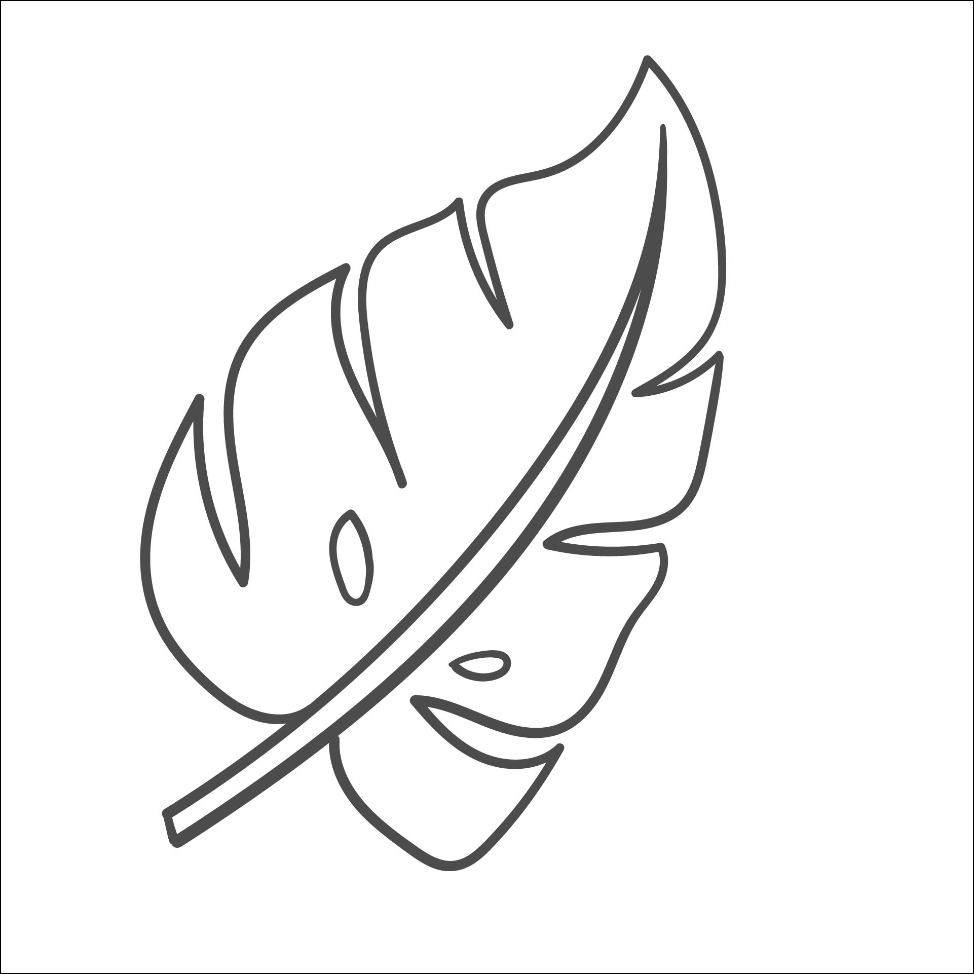 16 Best Palm Leaf Template Printable - printablee.com