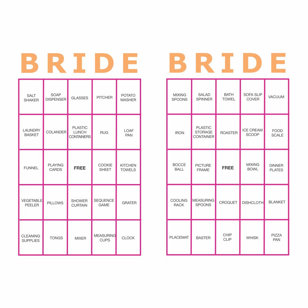 Bachelorette Bingo Printable Printablee