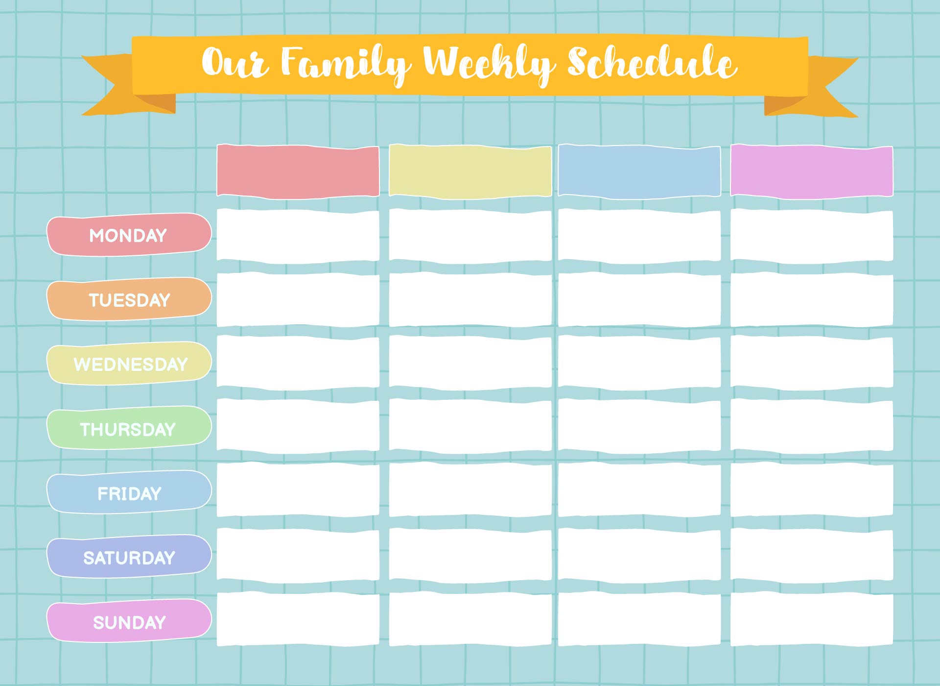 6 Best Free Printable Weekly Workout Schedule Printablee 17 