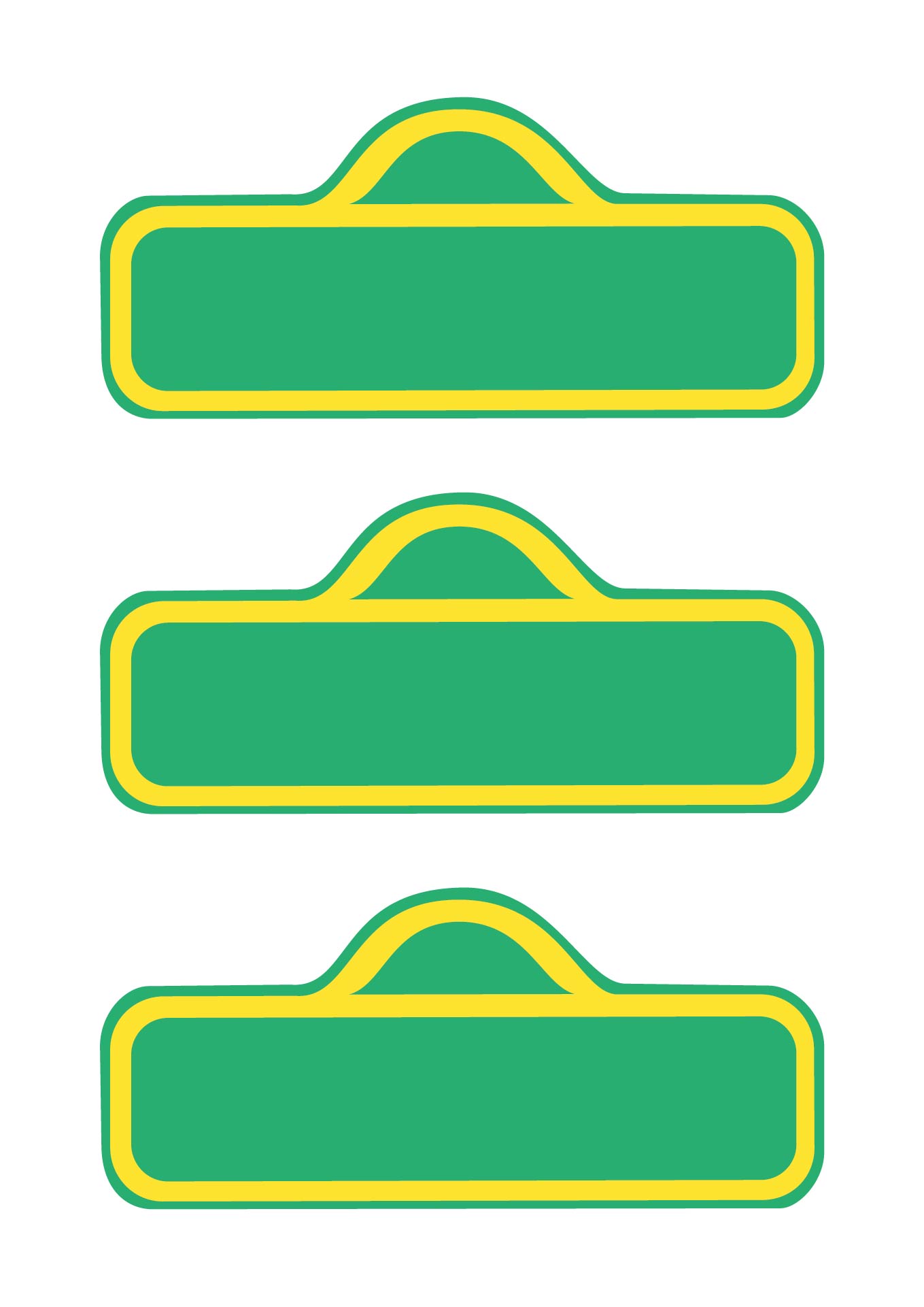 Blank Sesame Street Logo
