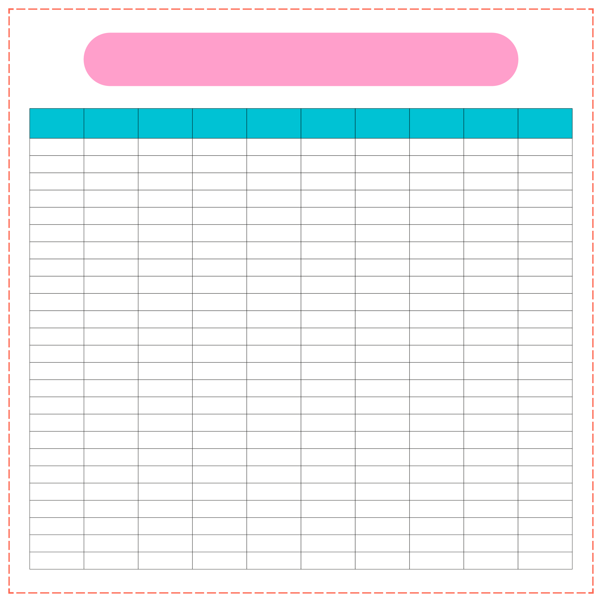 Free Printable Column Templates