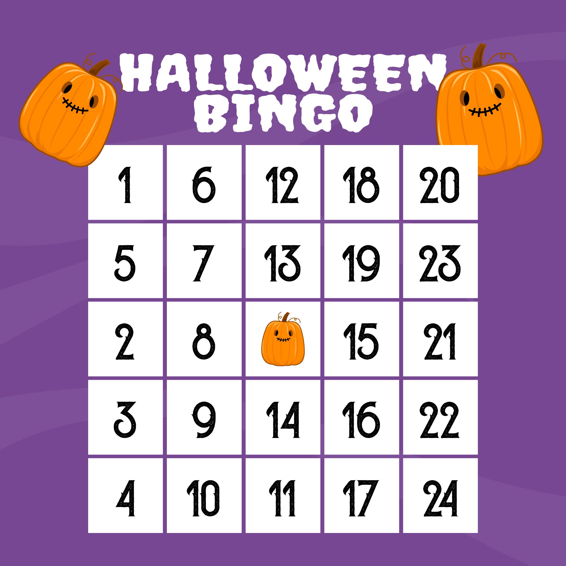 How To Make Halloween Bingo Ann s Blog