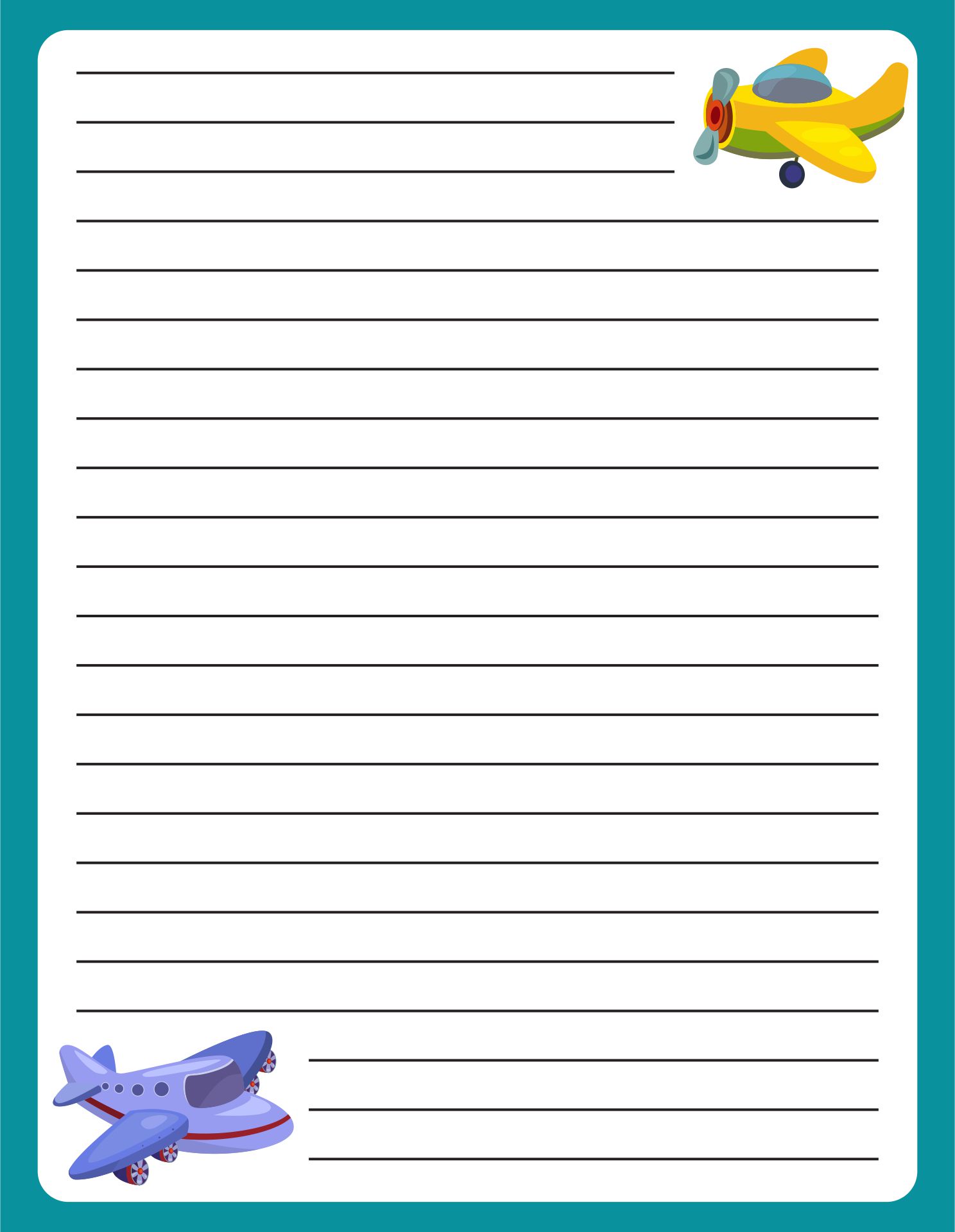 Letter Writing Paper - 10 Free PDF Printables | Printablee Letter Writing Paper - 10 Free PDF Printables | Printablee