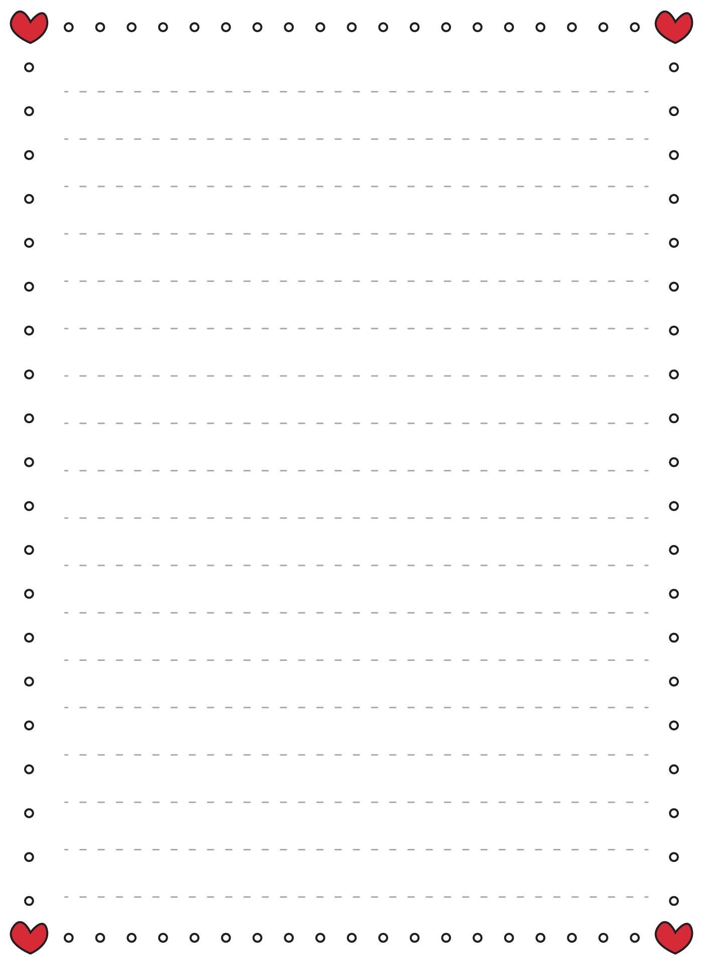 10 Best Letter Writing Paper Printable Printablee