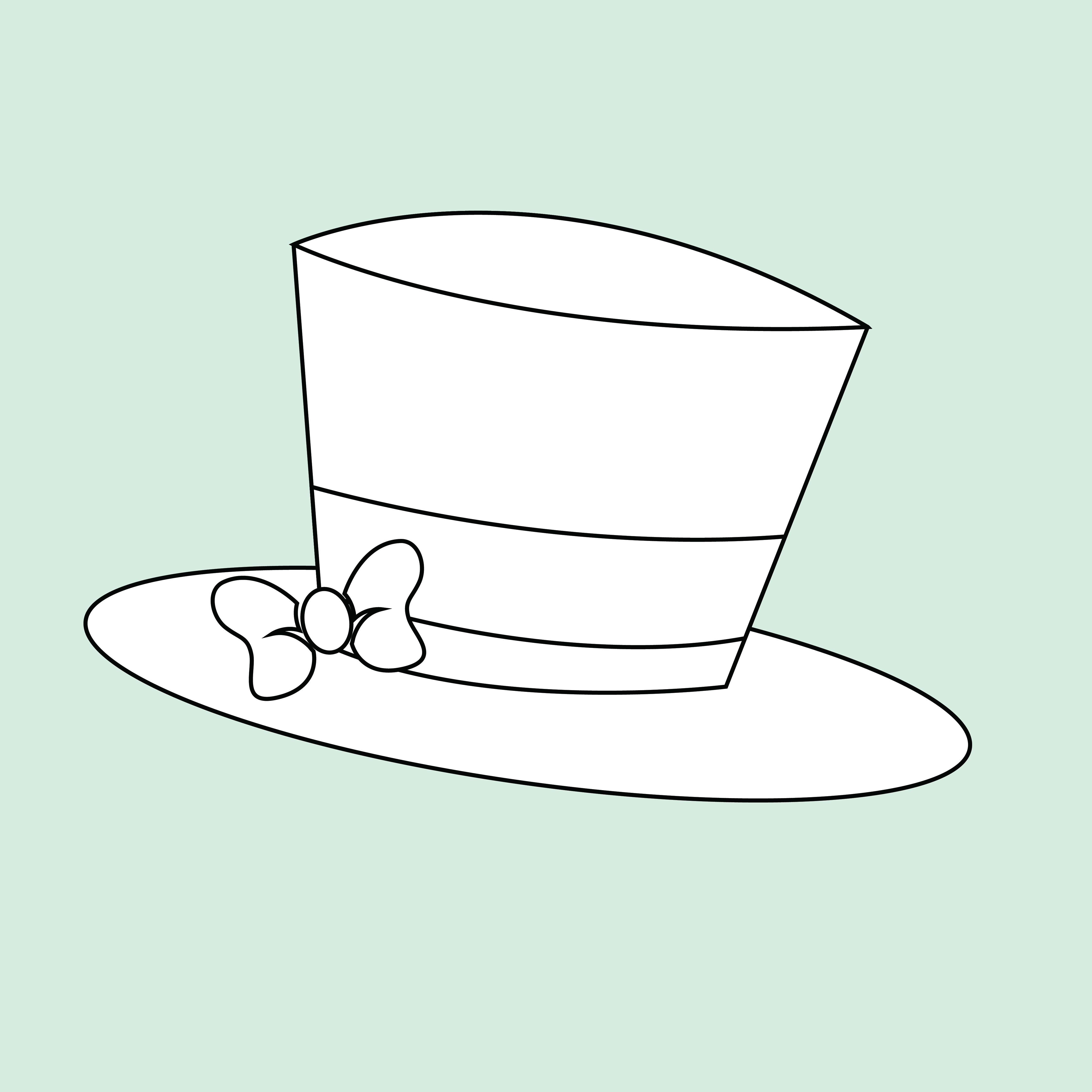 snowman hat pattern printable