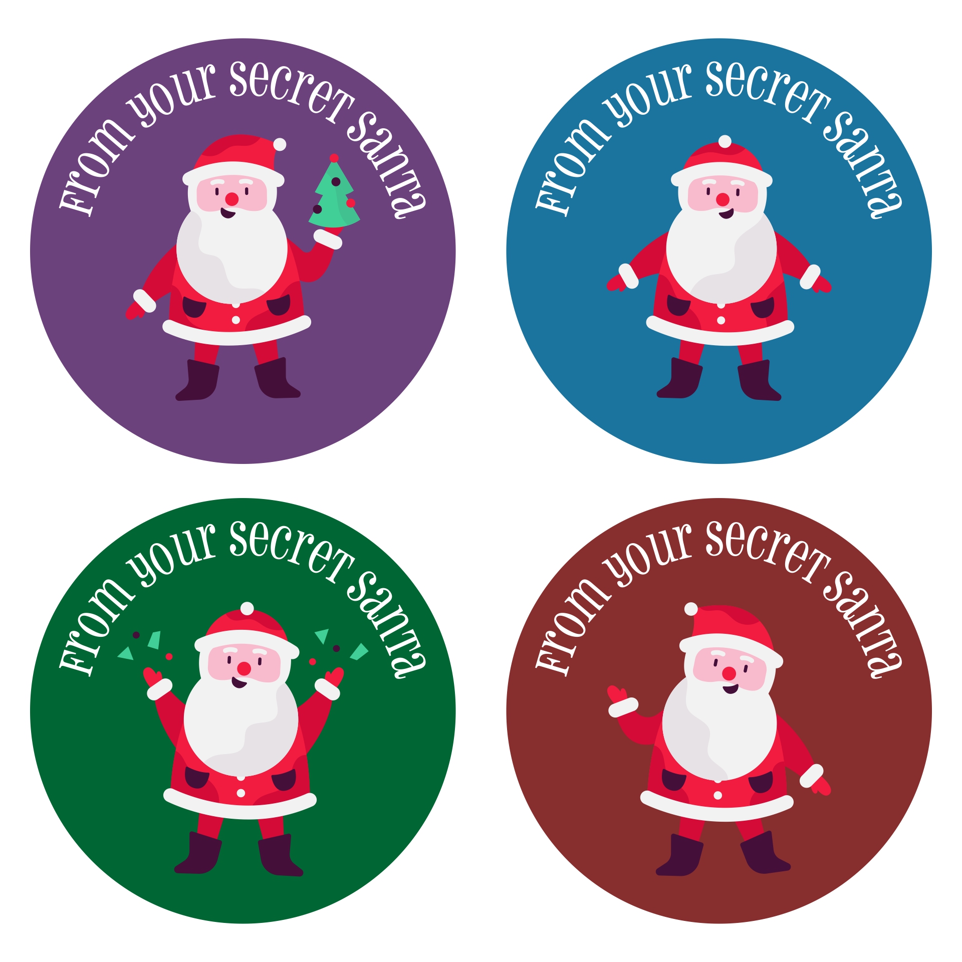 10 Best Secret Santa Gift Tags Printable PDF For Free At Printablee