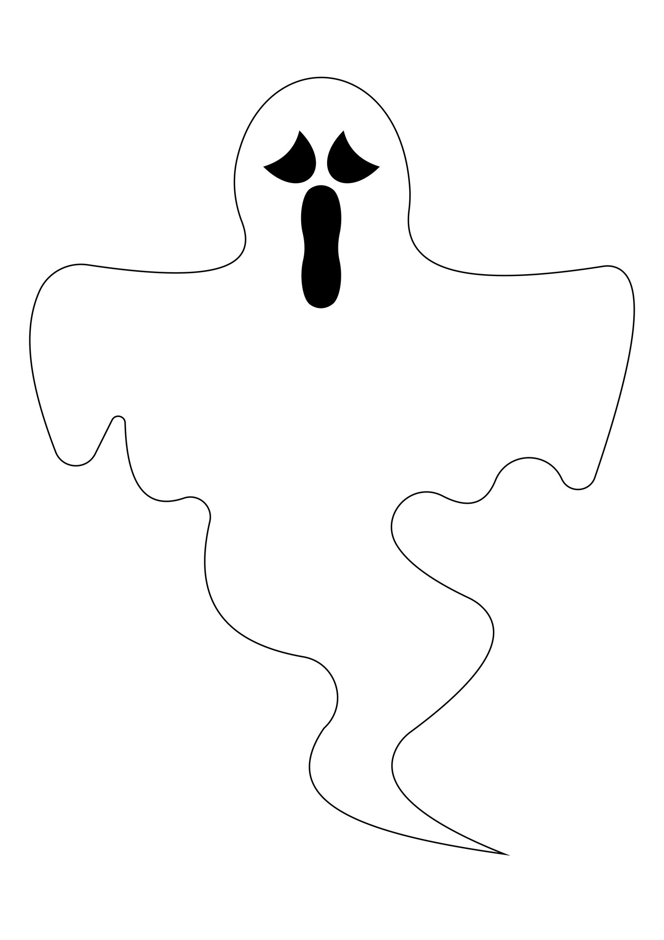 15 Best Halloween Printable Ghost Template 2022 