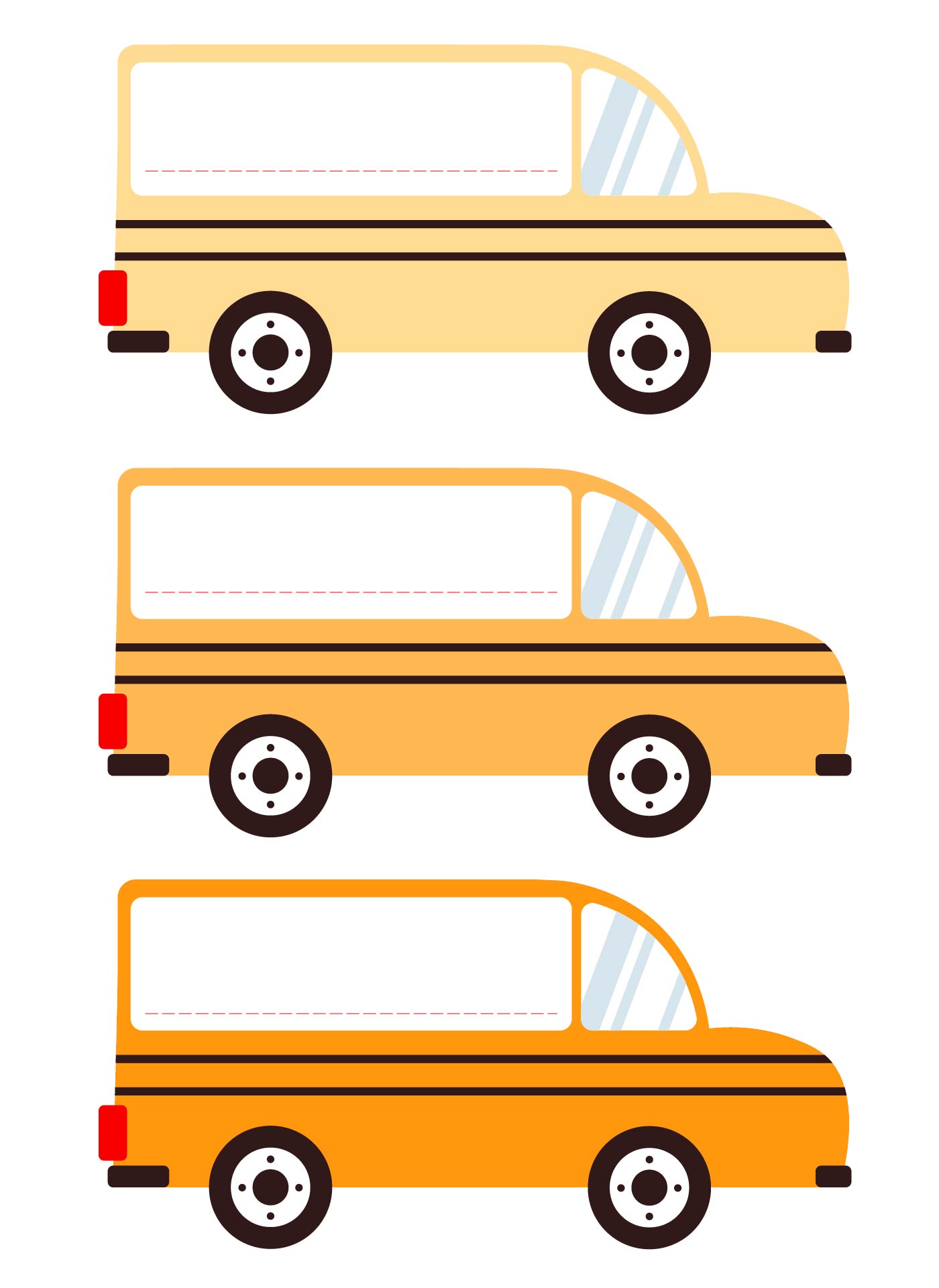Bus Name Tags Free Printable Printable Templates