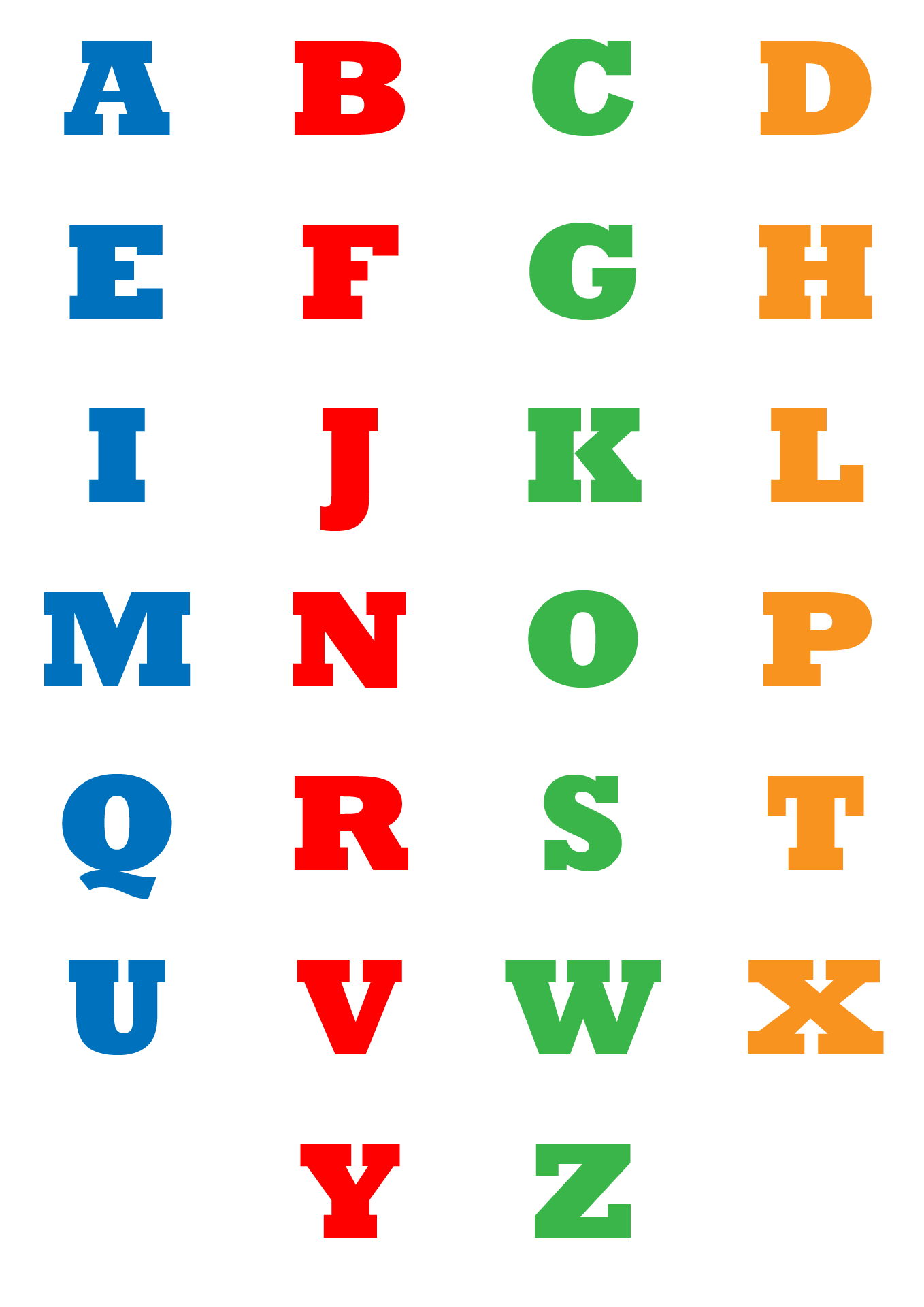 10 Best Large Printable Letters DIY PDF For Free At Printablee