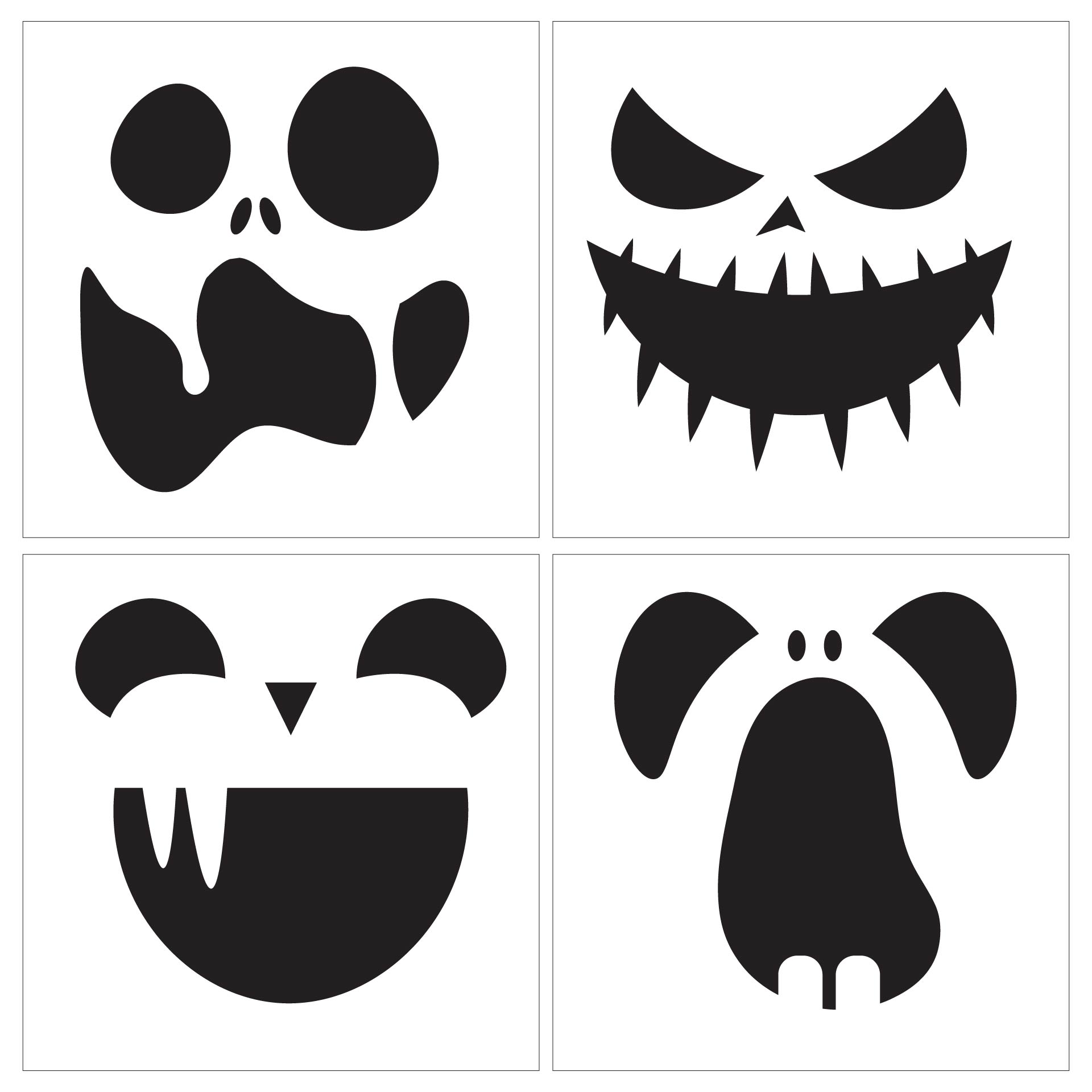 15 Best Printable Halloween Pumpkin Stencils Printablee
