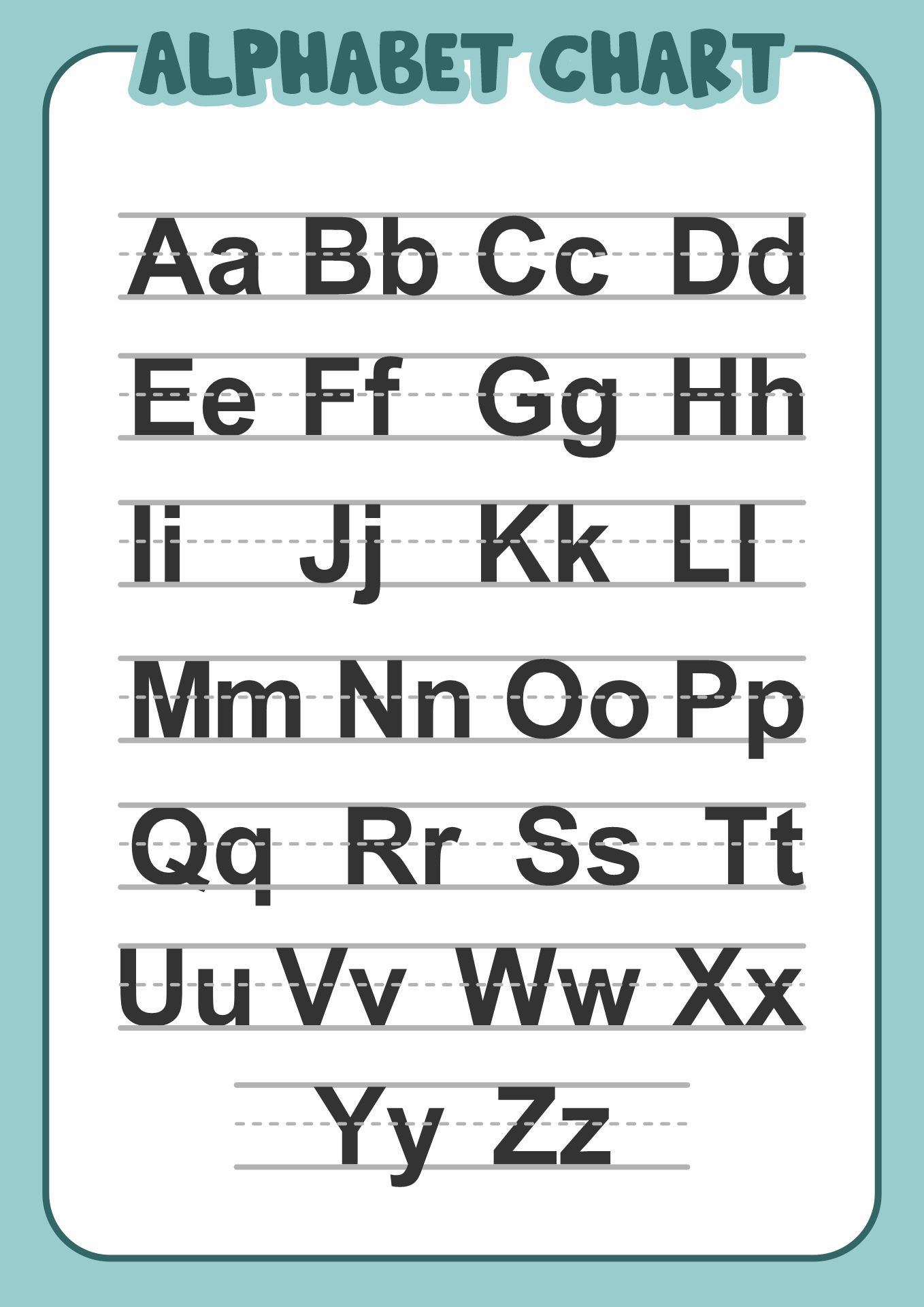 English Alphabet Printable