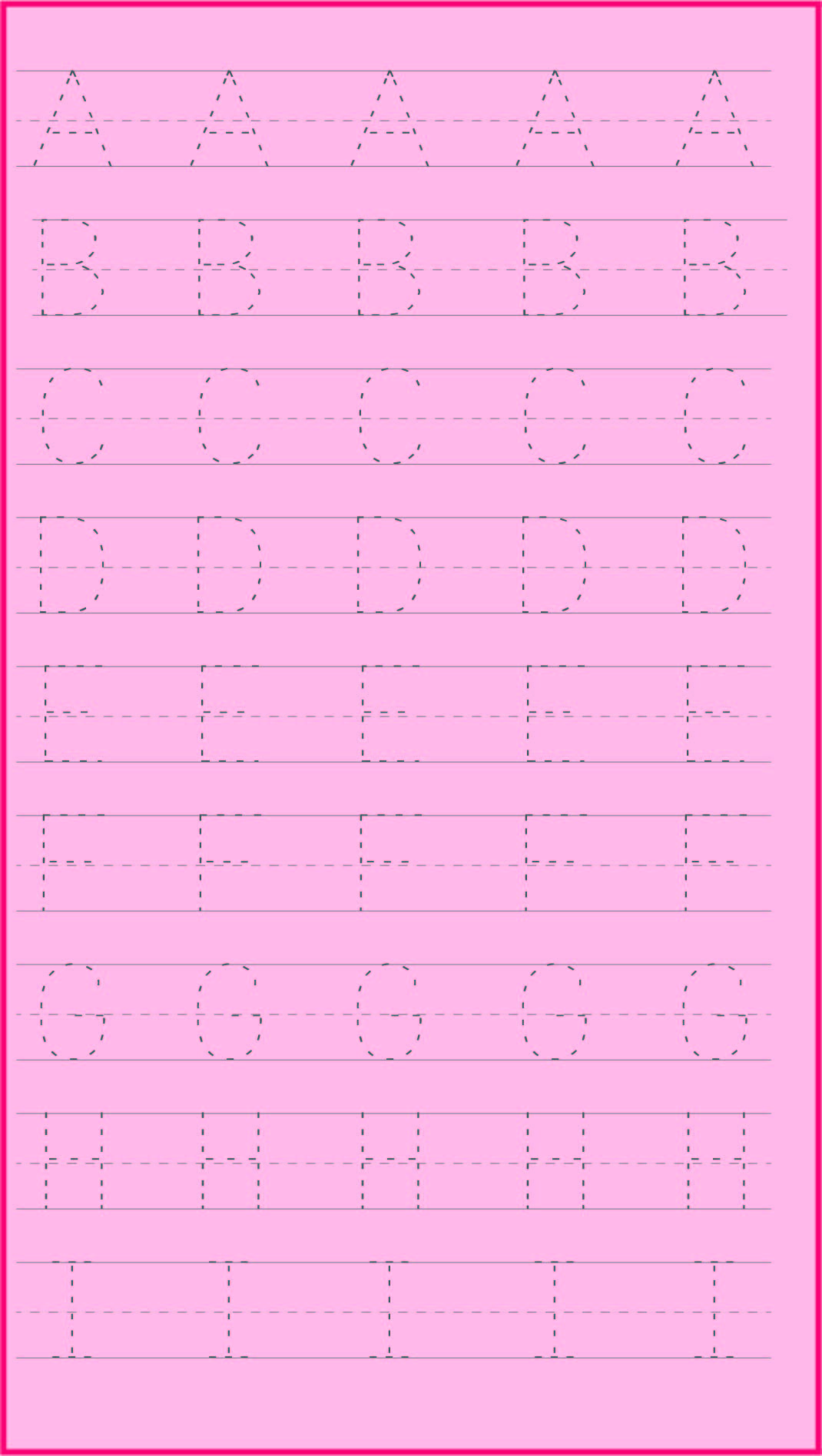 Best Printable Traceable Letters Printablee Letter Tracing Worksheets