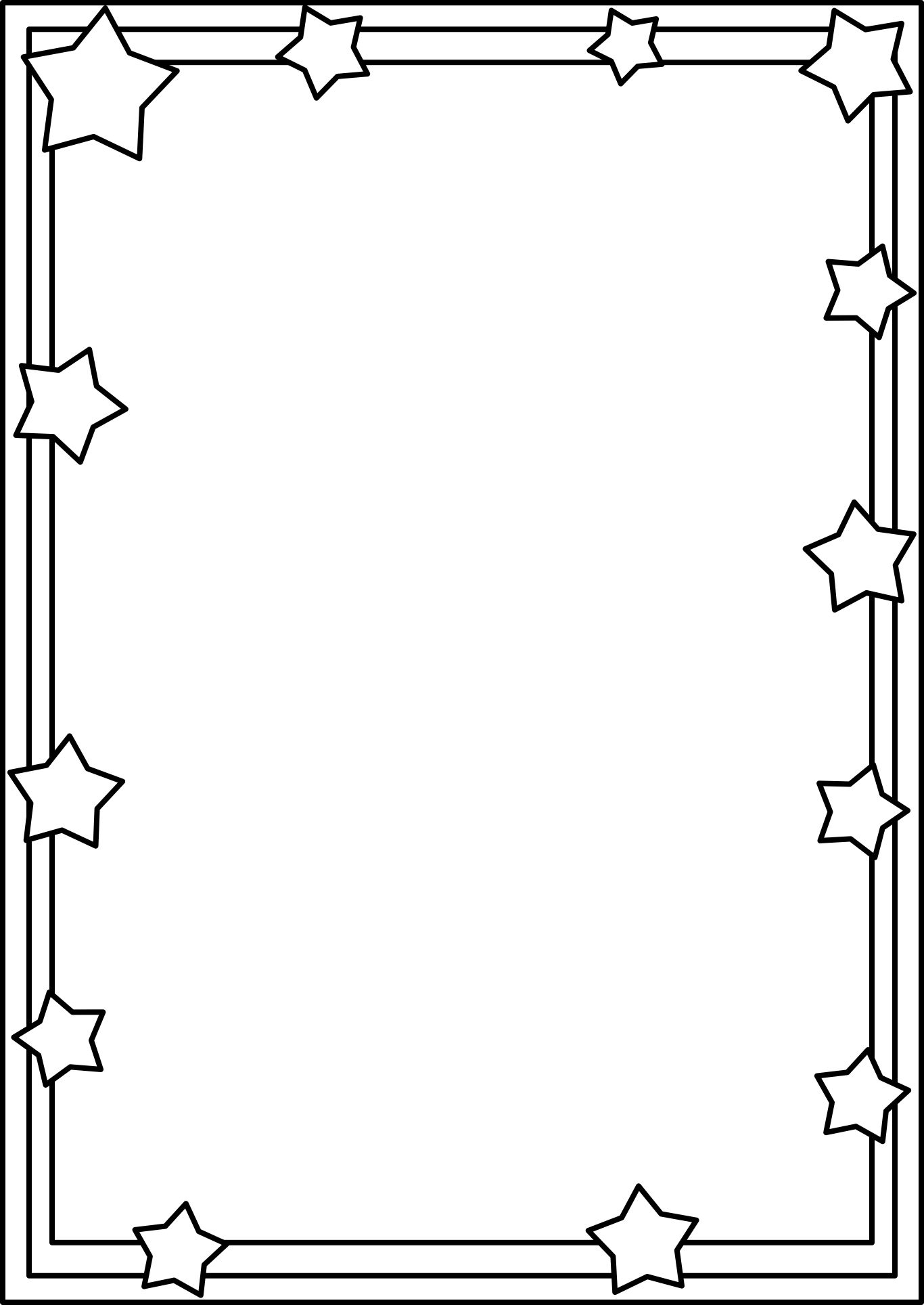 Coloring Book Border