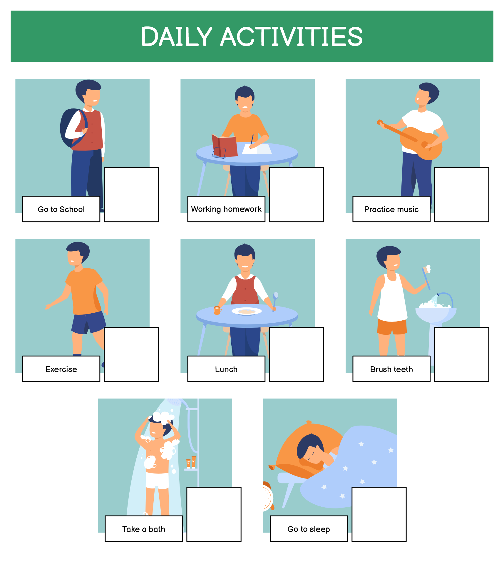 Free Visual Schedule Printables
