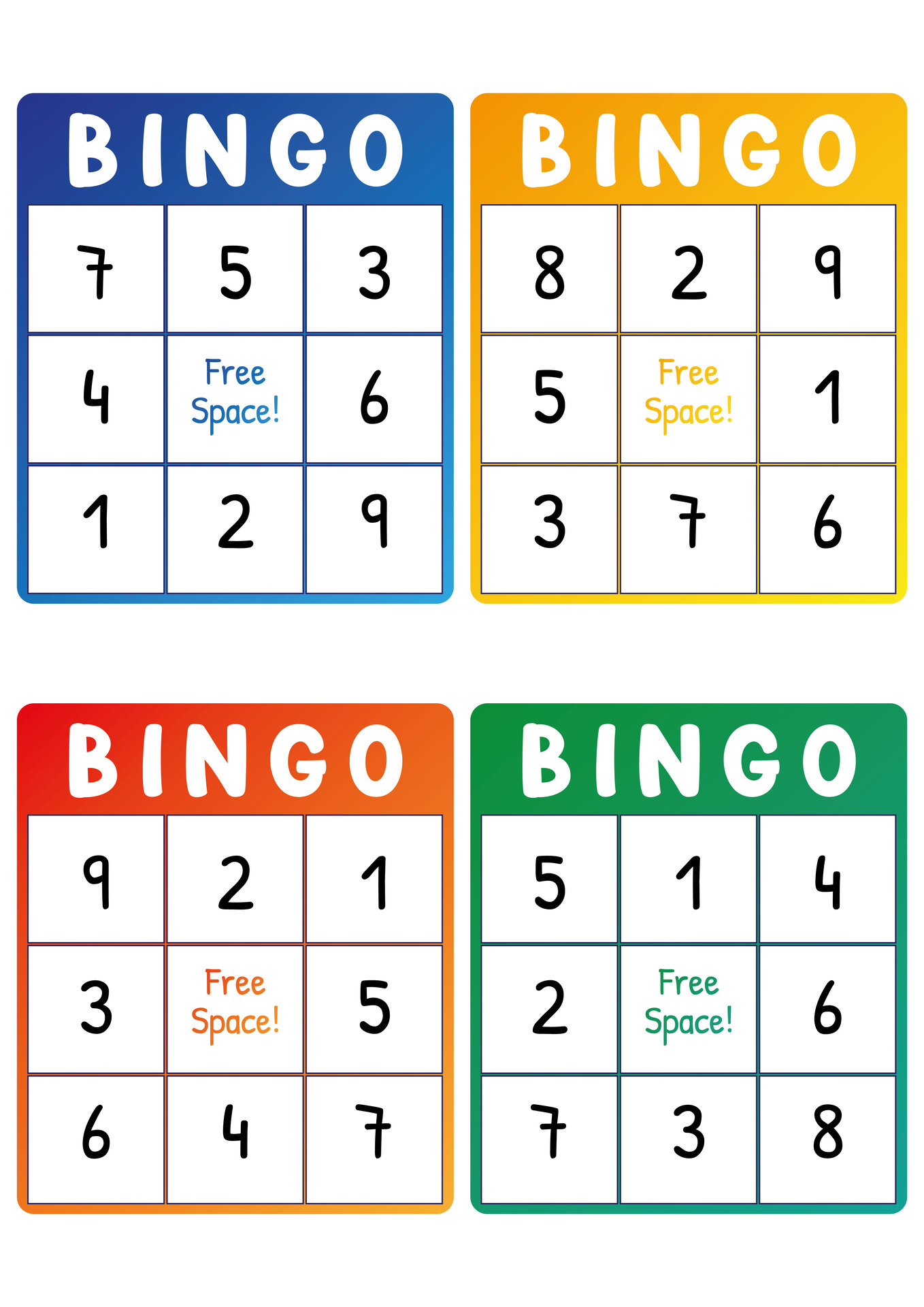 Printable Bingo Numbers Prntbl concejomunicipaldechinu gov co