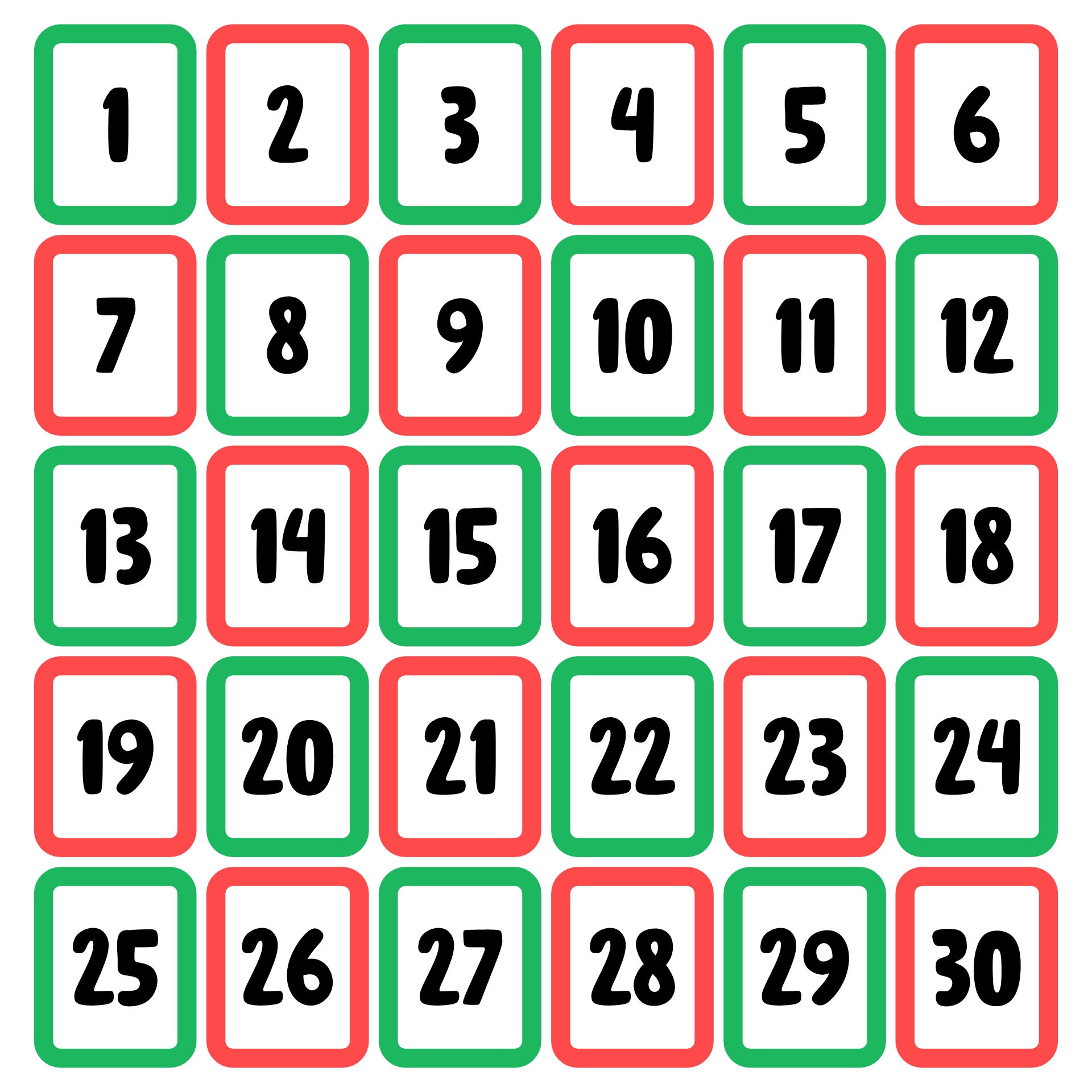Numbers From 1 30 10 Free PDF Printables Printablee Numbers From 1 30 10 Free PDF Printables Printablee