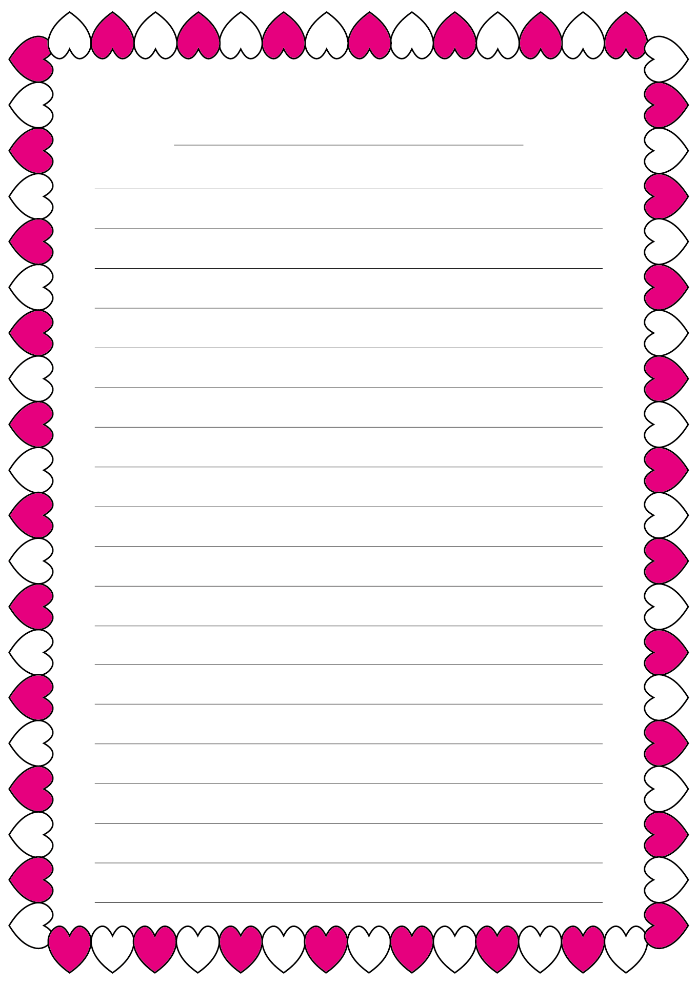 10 Best Printable Valentine Letter Templates PDF For Free At Printablee