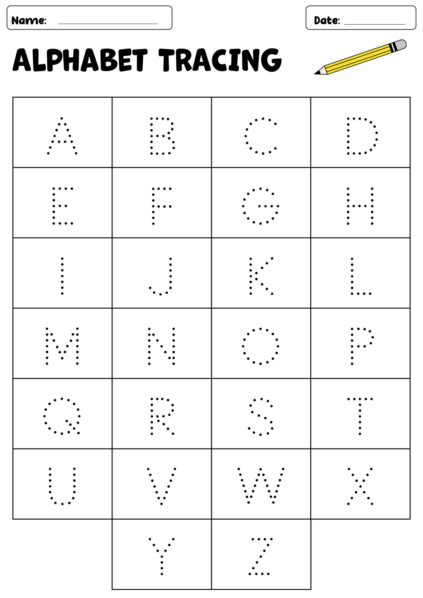 25 Best Free Printable Tracing Letters PDF For Free At Printablee