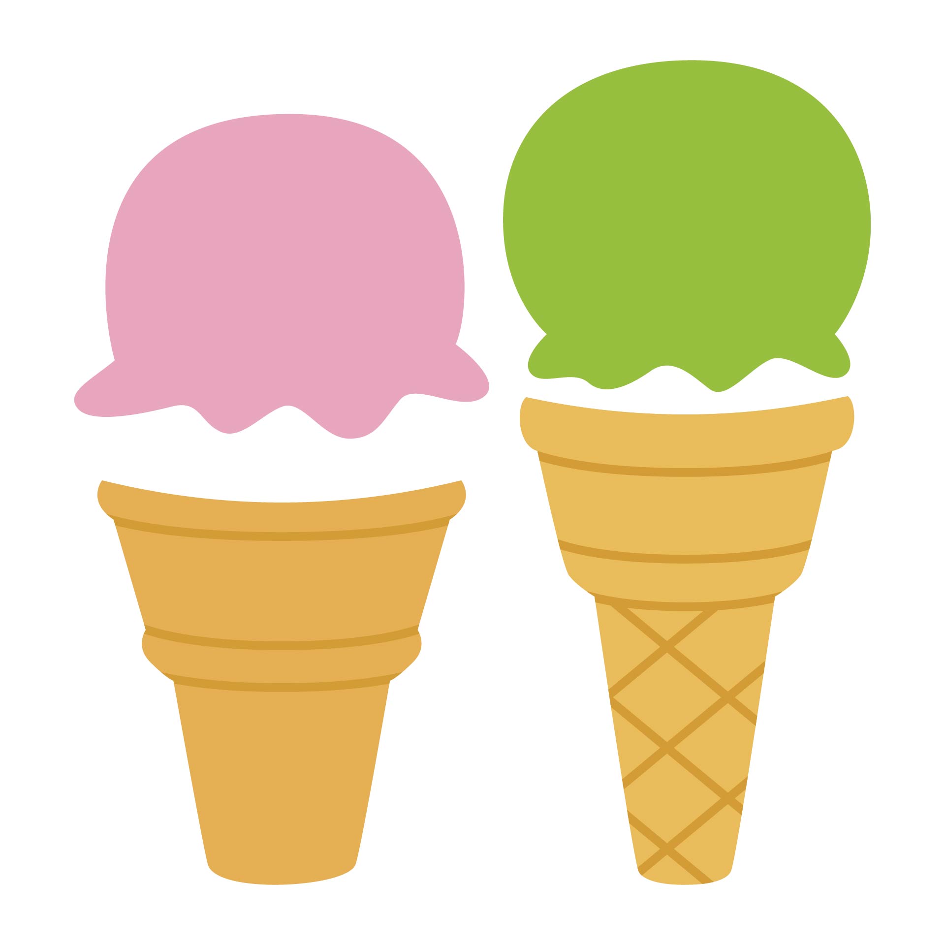 Printable Ice Cream Cone Template Printable Word Searches