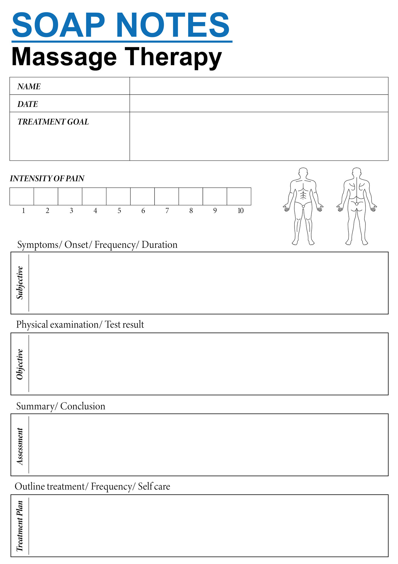 10 Best Printable Counseling Soap Note Templates Printablee