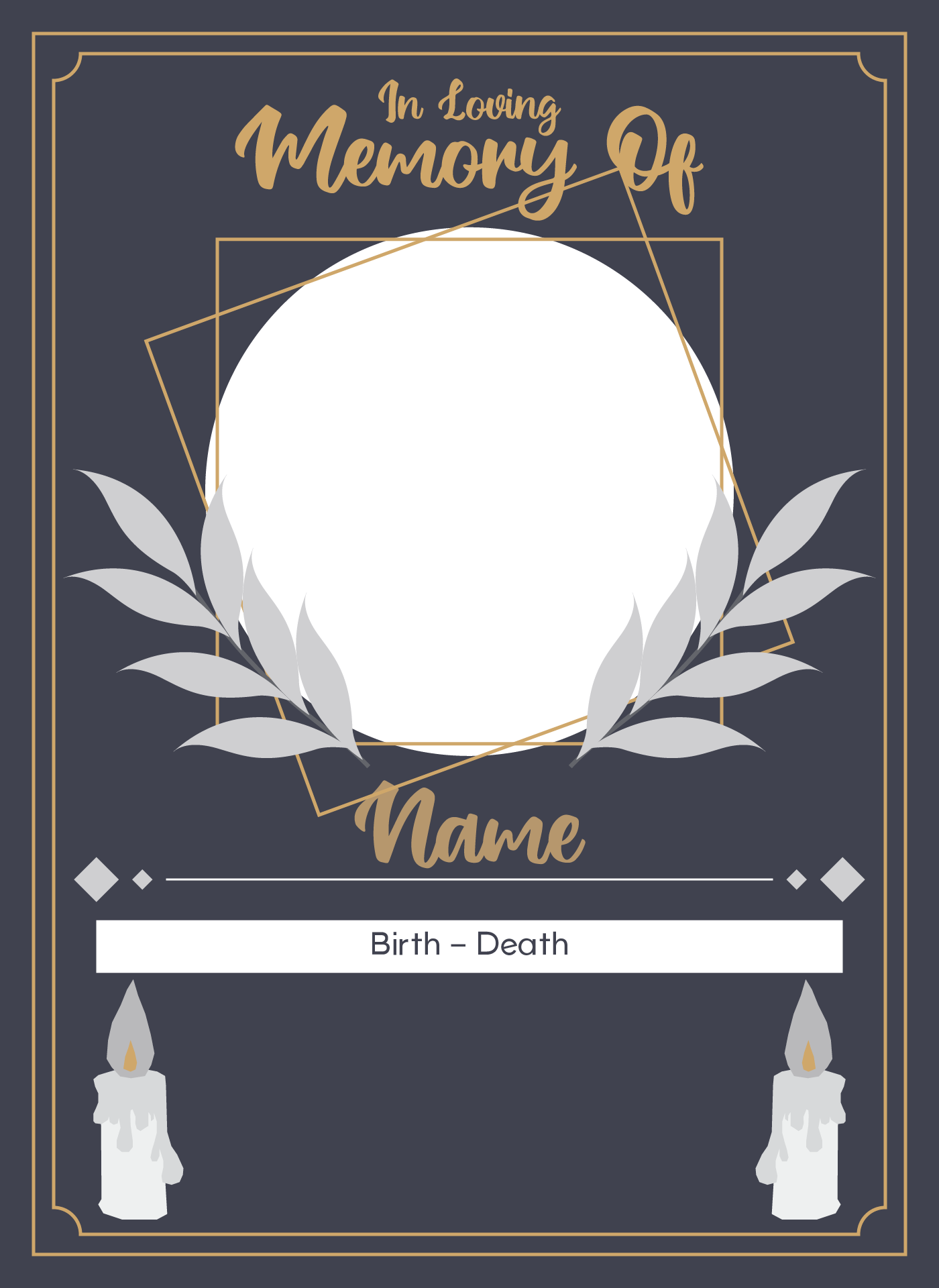 Free Obituary Template Printable Printable World Holiday