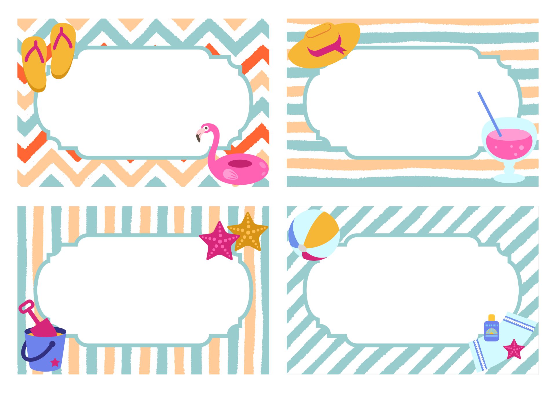 Summer Name Badges 10 Free PDF Printables Printablee Summer Name Badges 10 Free PDF Printables Printablee