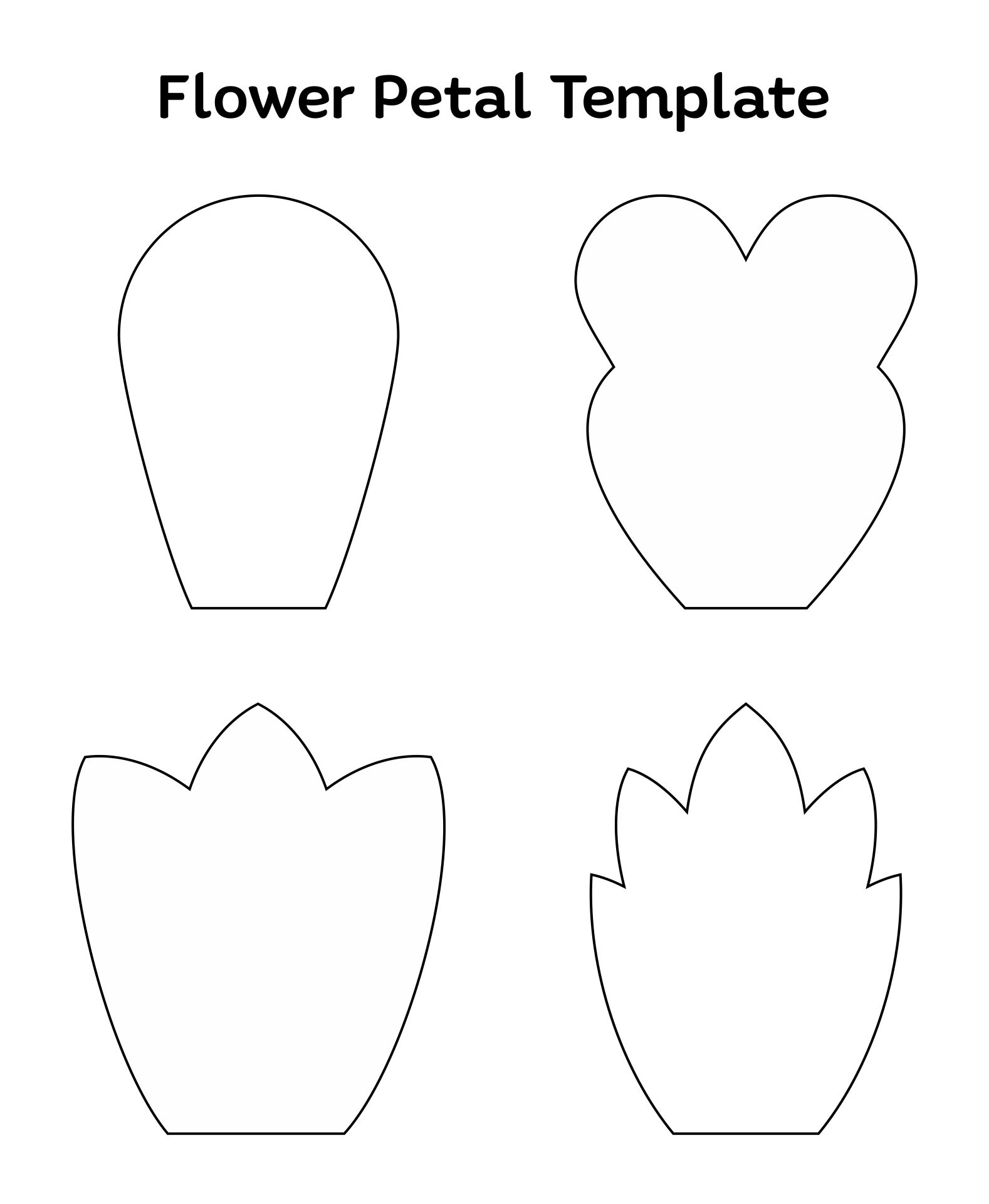 10 Best 6 Petals Flowers Templates Printables PDF For Free At Printablee