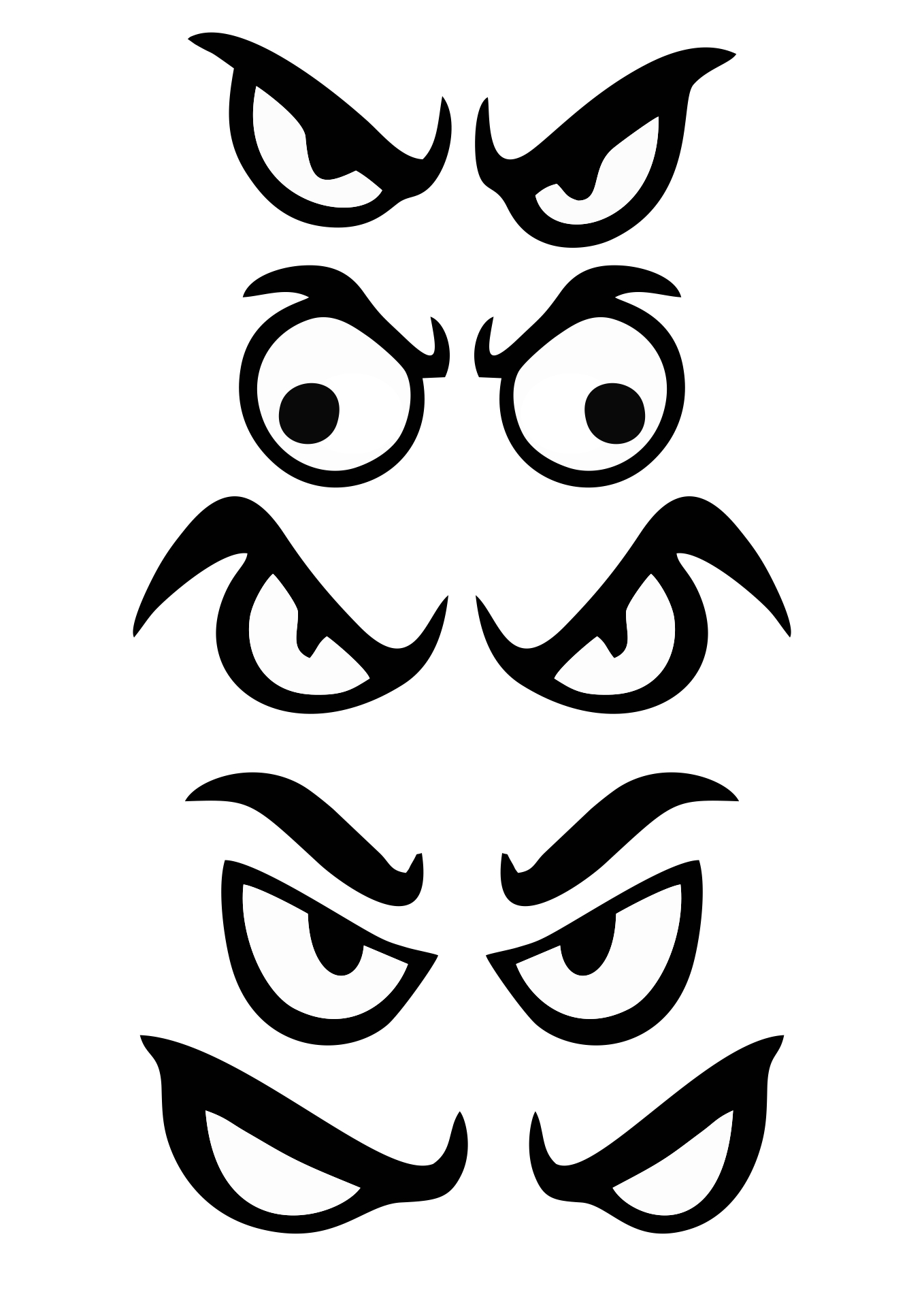 Printable Template Of Eyes Printable Word Searches
