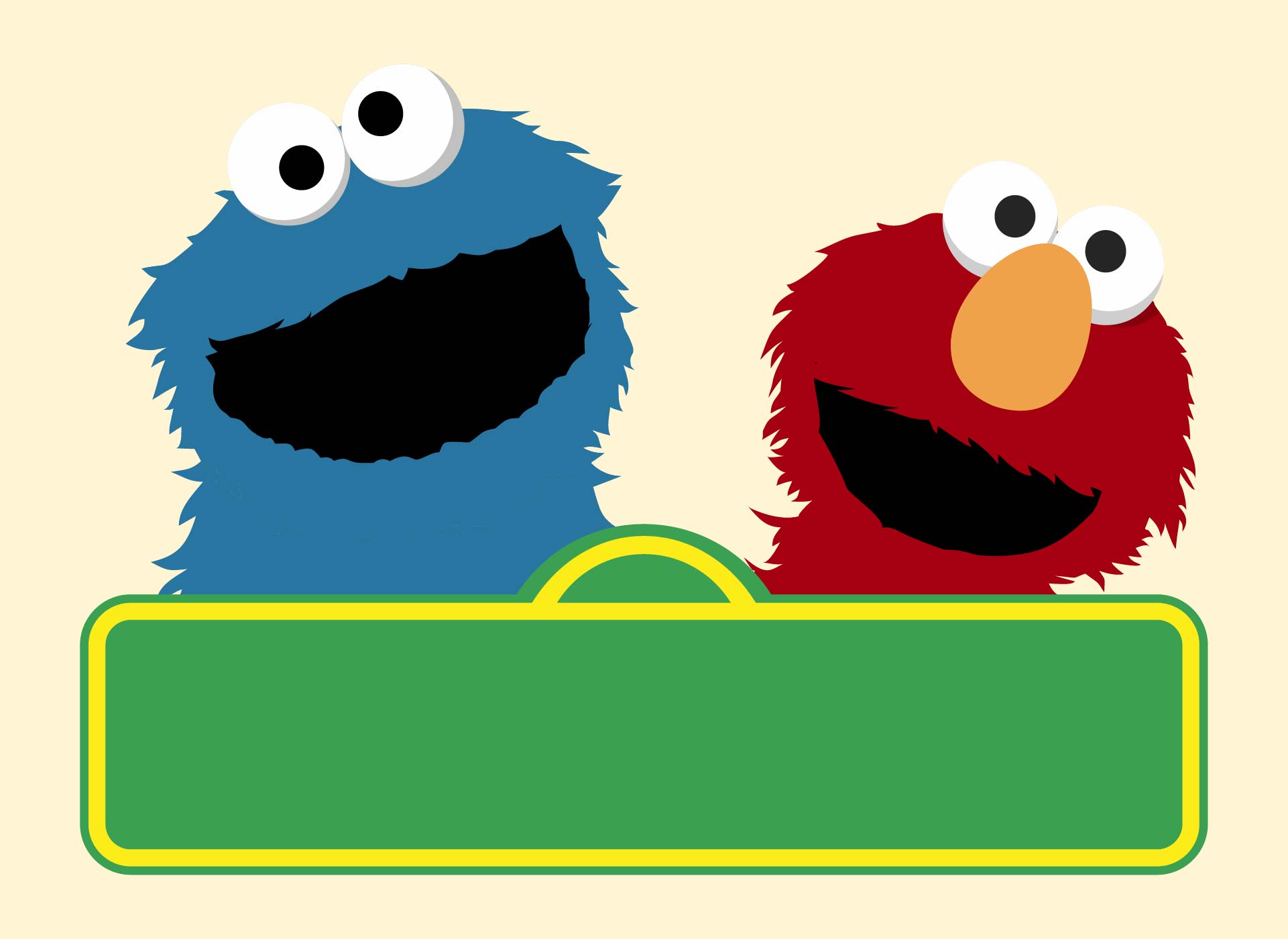 Sesame Street Sign Template - 10 Free PDF Printables | Printablee Sesame Street Sign Template - 10 Free PDF Printables | Printablee