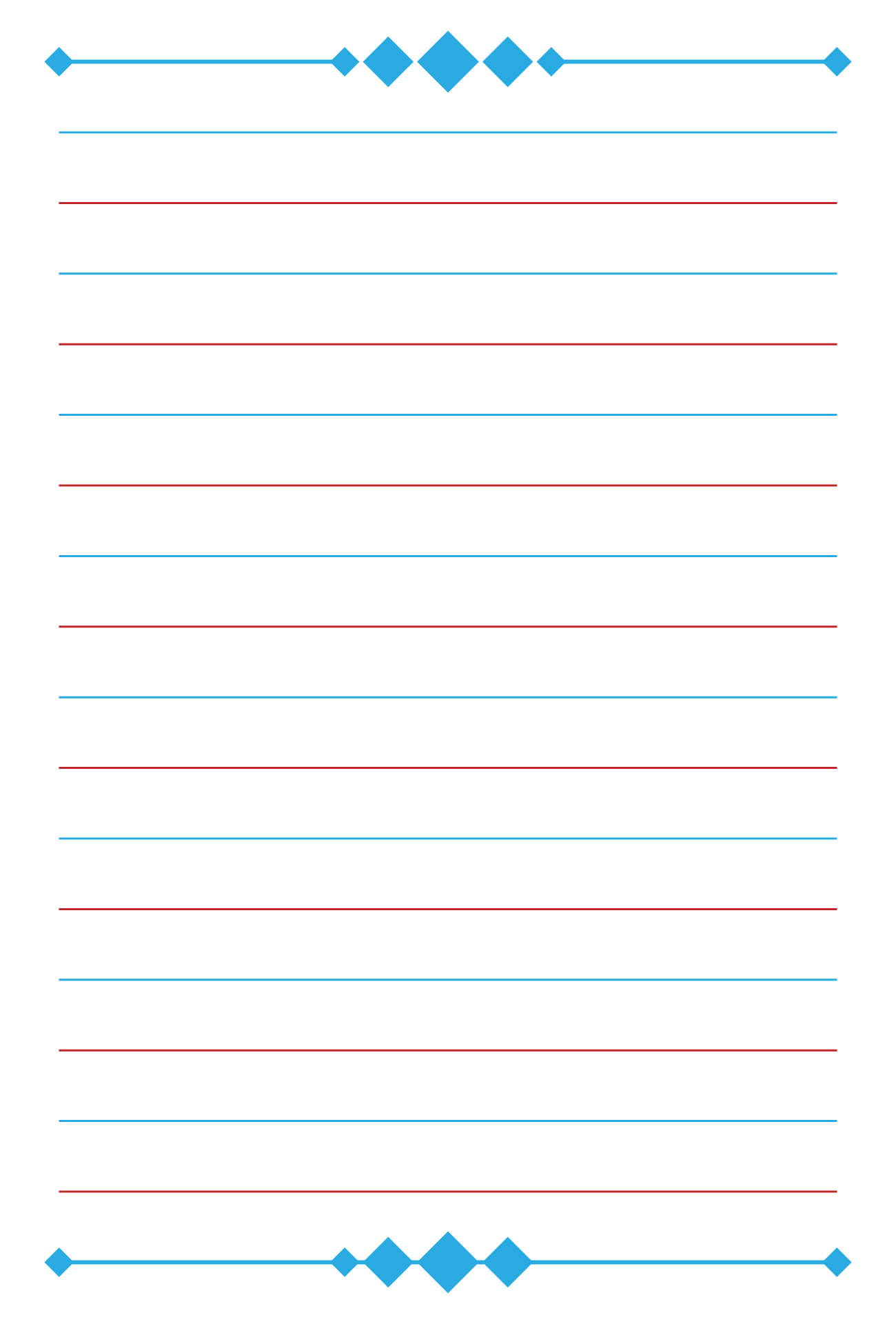 10 Best Free Printable Handwriting Paper Printablee