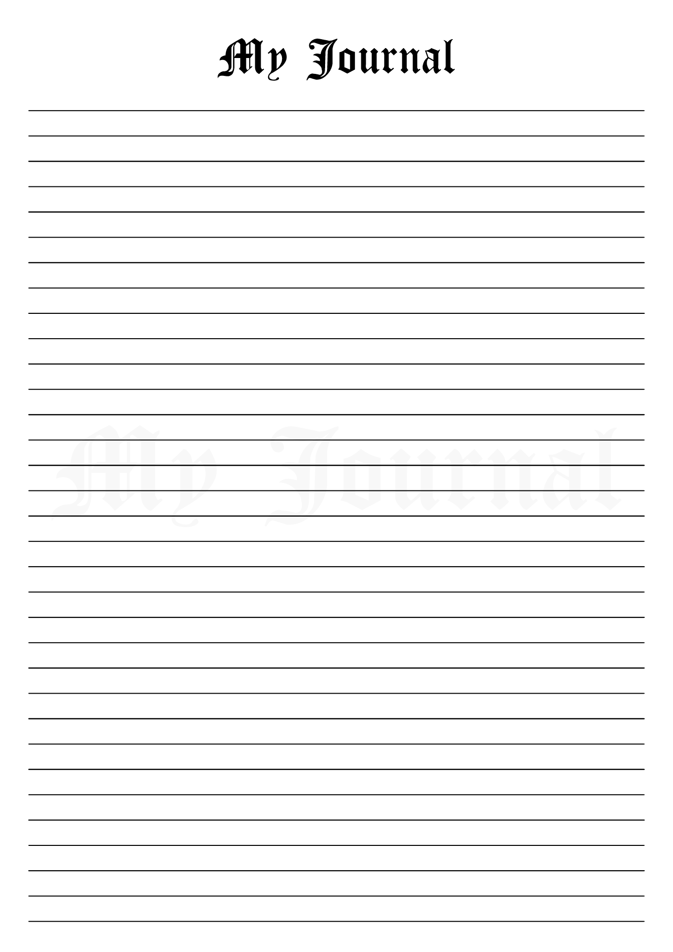 8 Best Printable Journal Paper Templates Printableecom Printable 