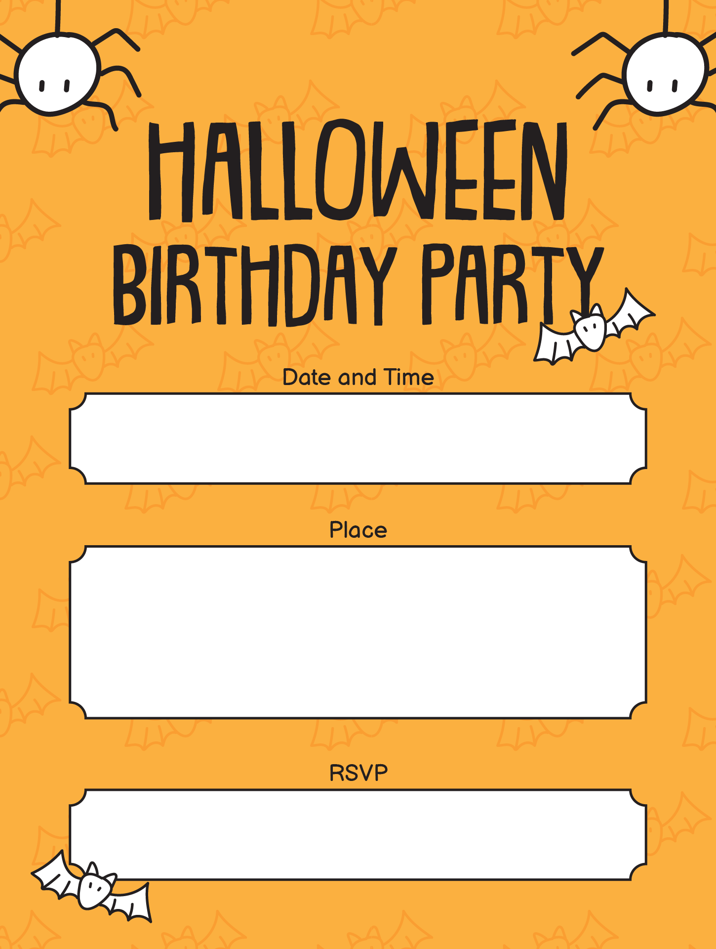 15 Best Printable Halloween Invitations Templates Printablee