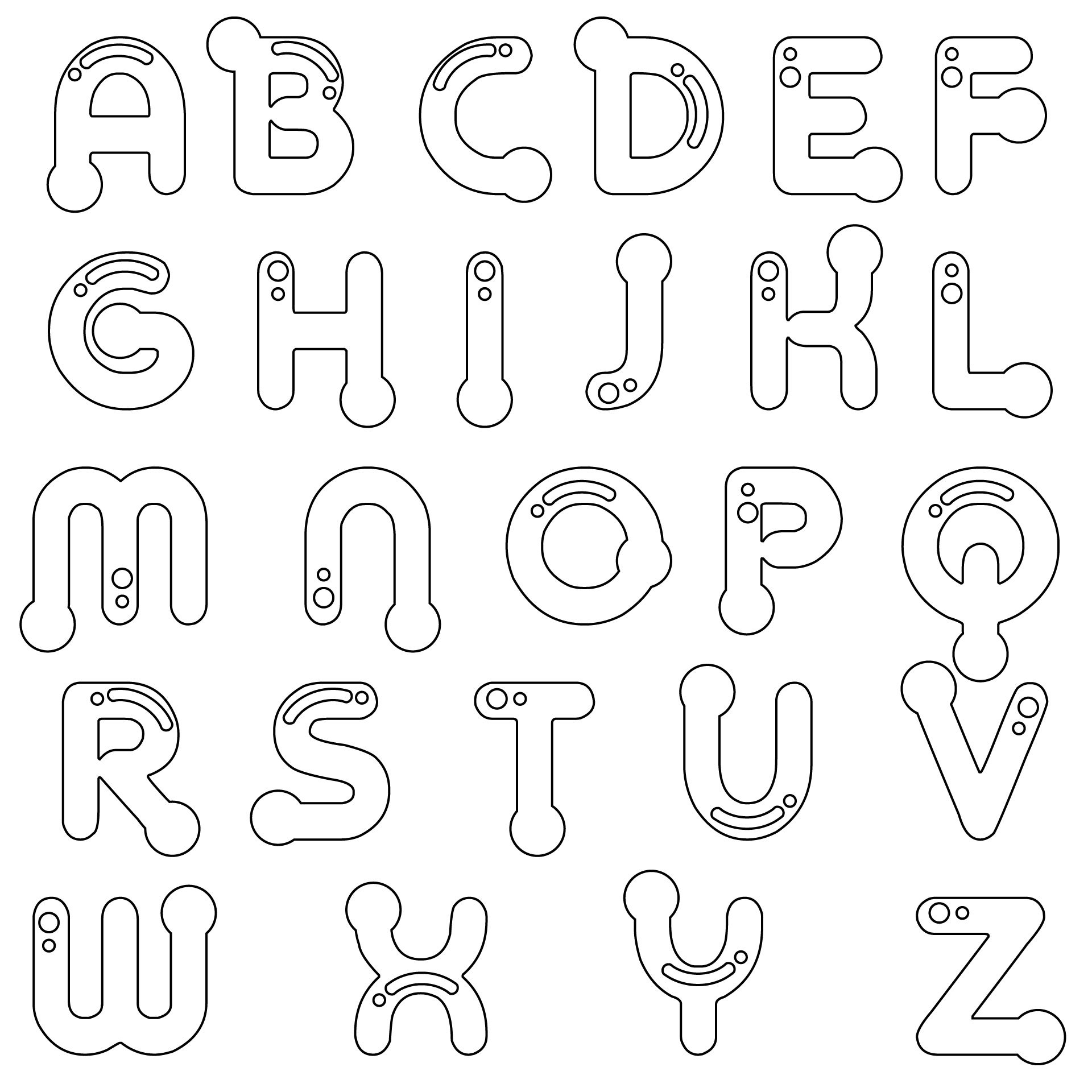 10 Best Free Printable Alphabet Applique Patterns Printablee