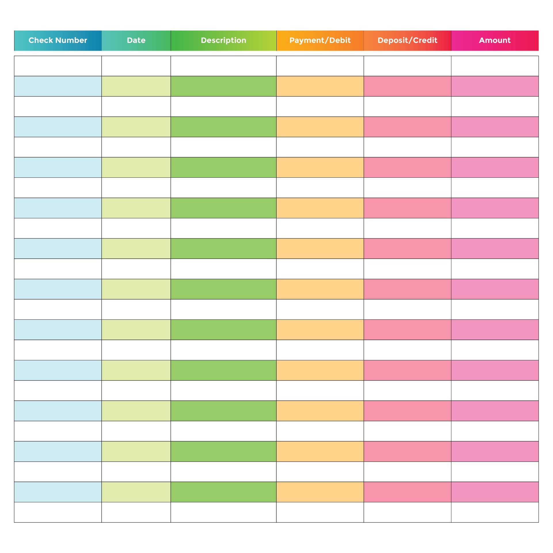 Check Register - 20 Free PDF Printables | Printablee Check Register - 20 Free PDF Printables | Printablee