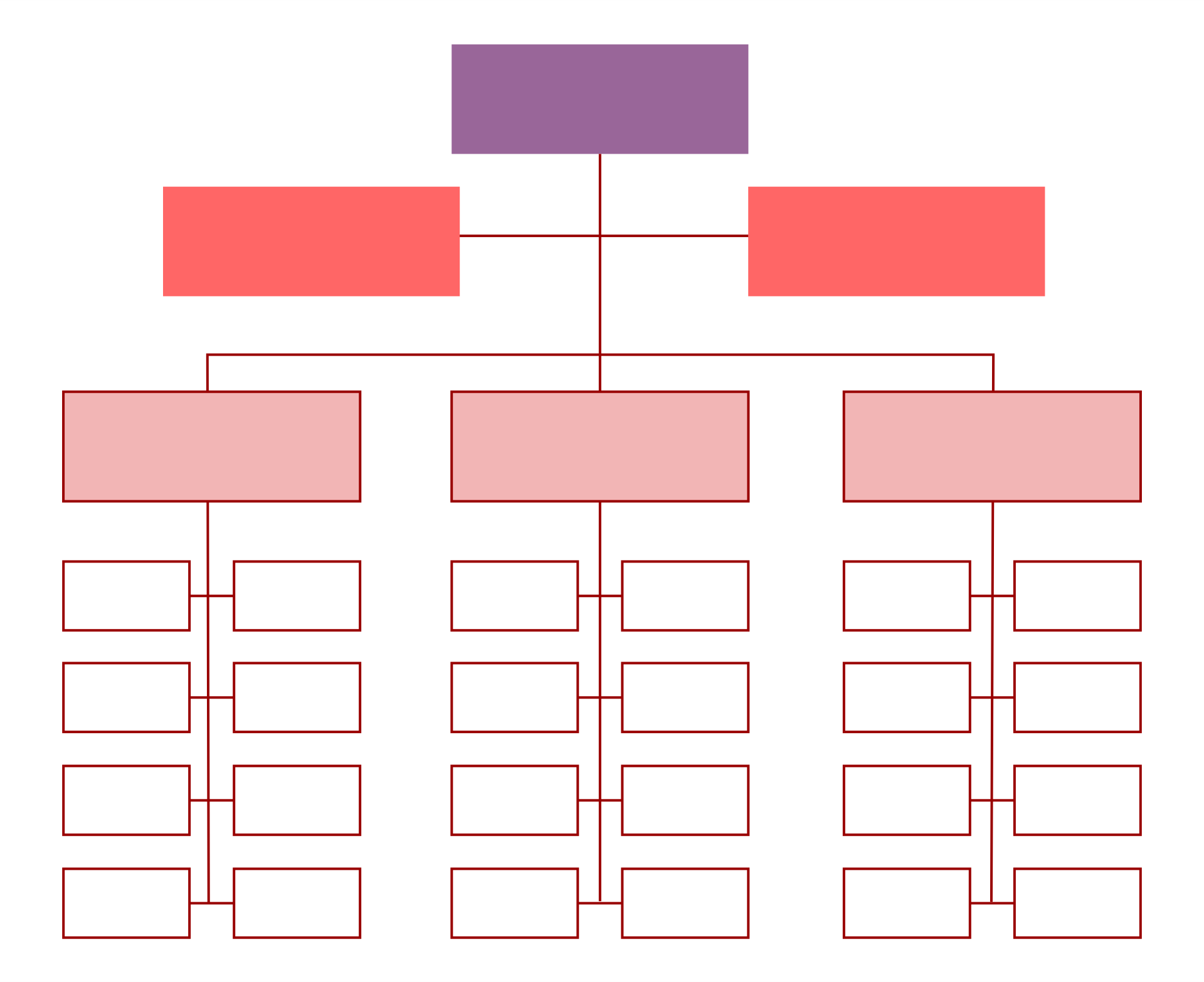 Organizational Structure Chart Template Organizational Structure Chart Template