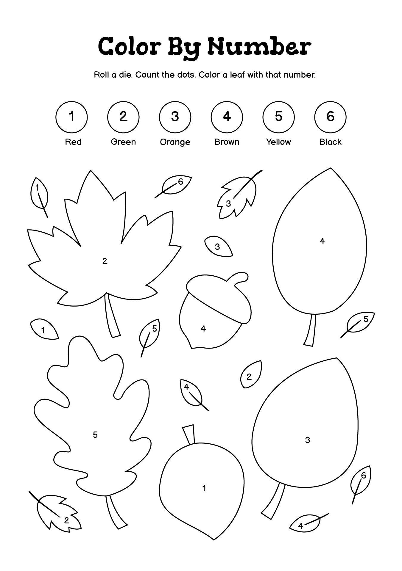 10 Best Fall Leaves Worksheets Printables Printablee