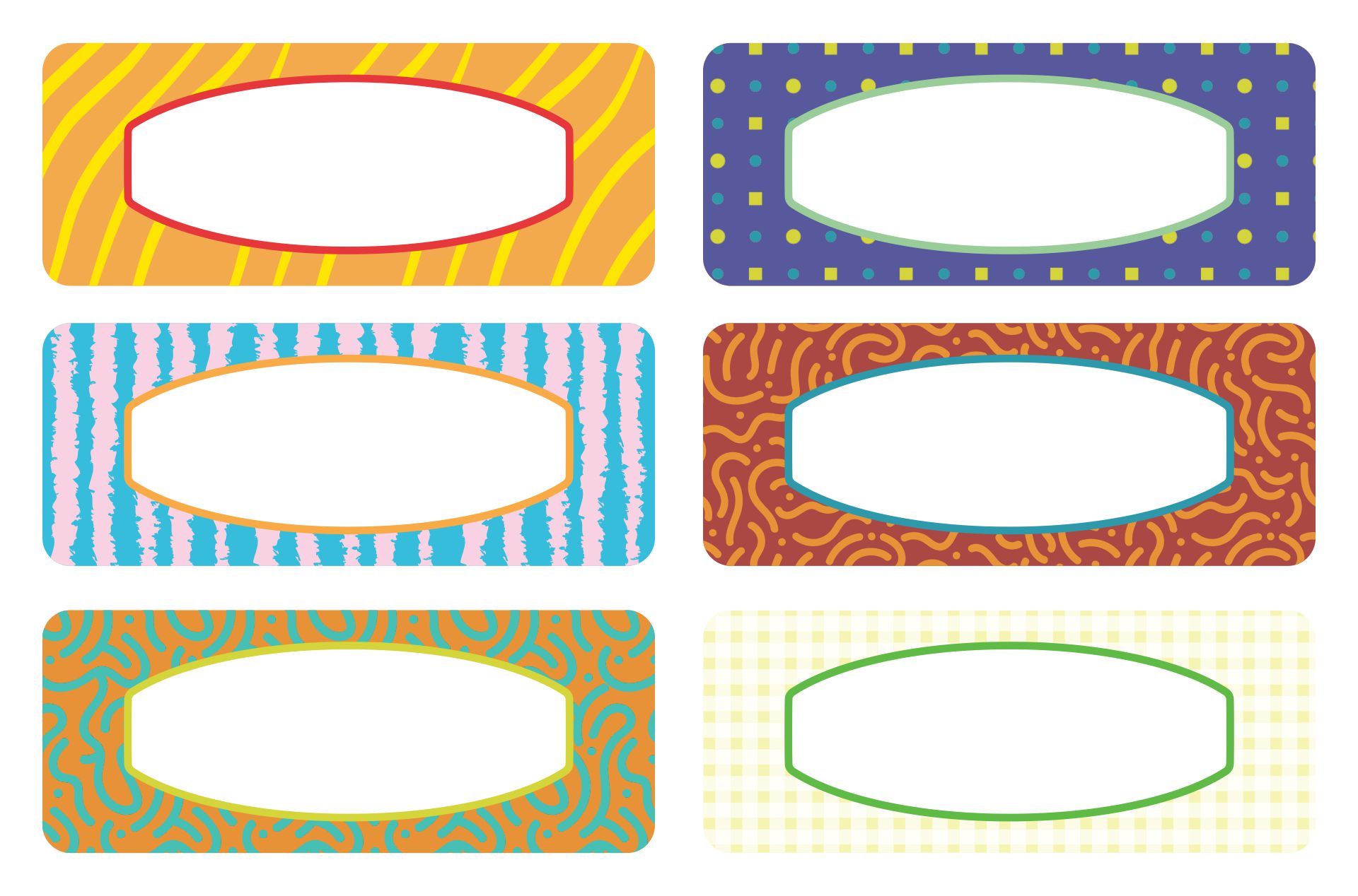 7 Best Printable Blank Name Tags PDF For Free At Printablee