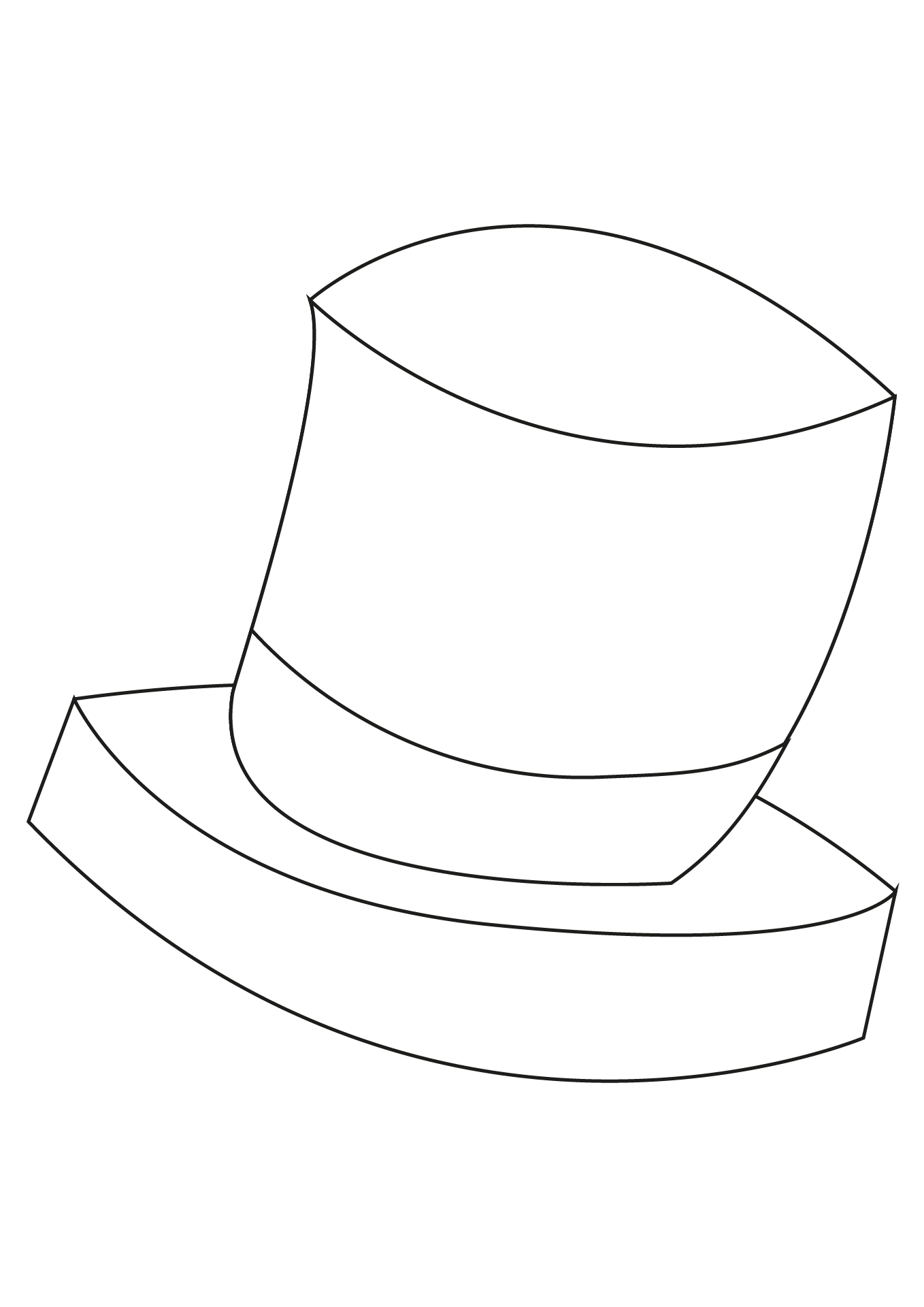 Blank Snowman Outline Template