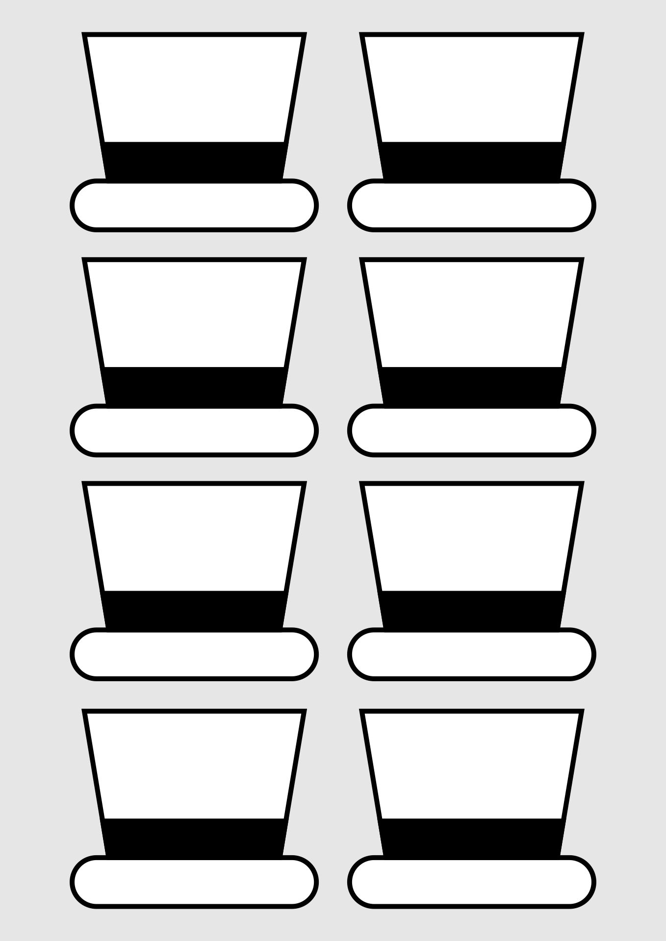 Free Printable Snowman Hats Printable World Holiday