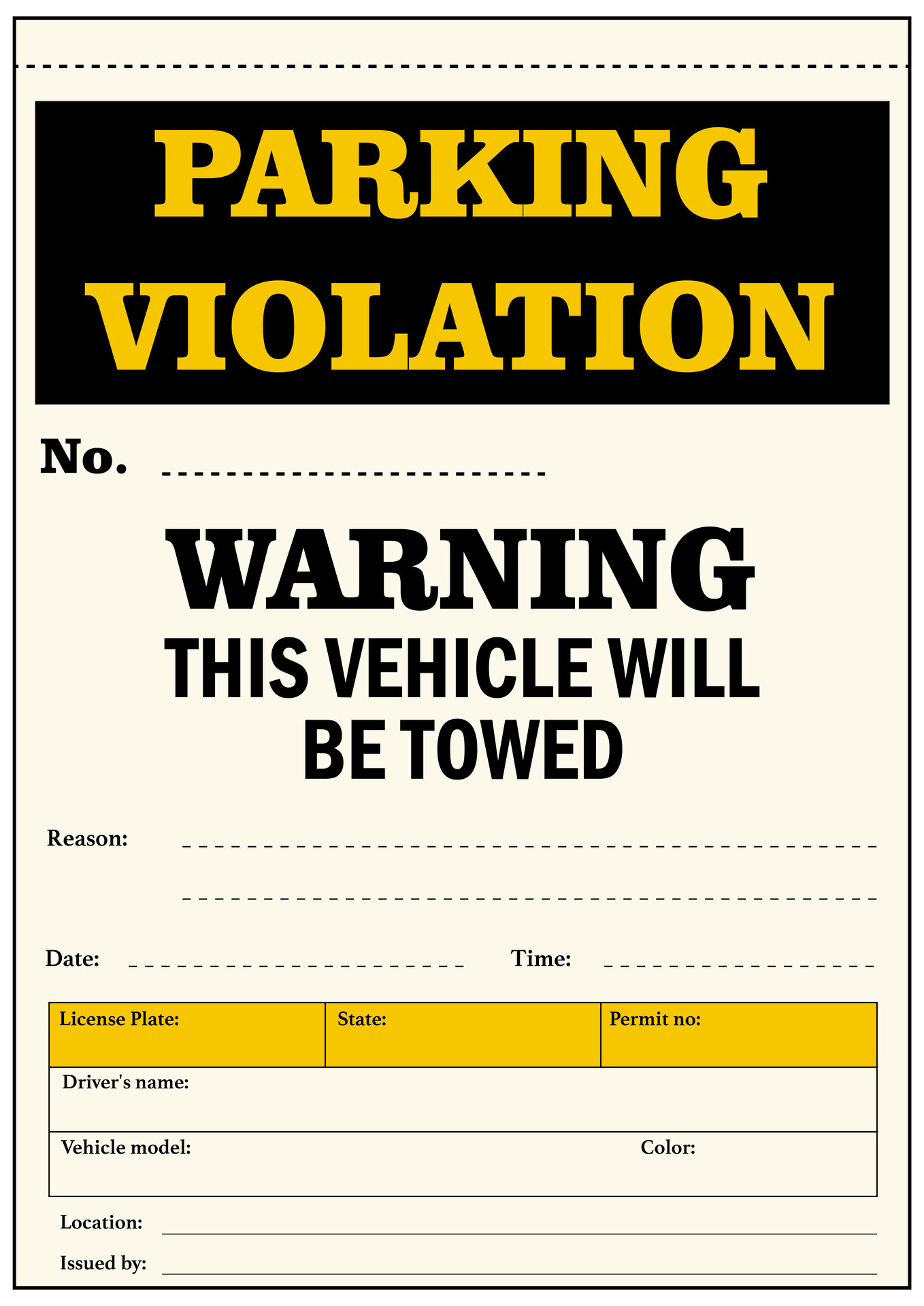 10 Best Free Printable Parking Permit Template PDF For Free At Printablee