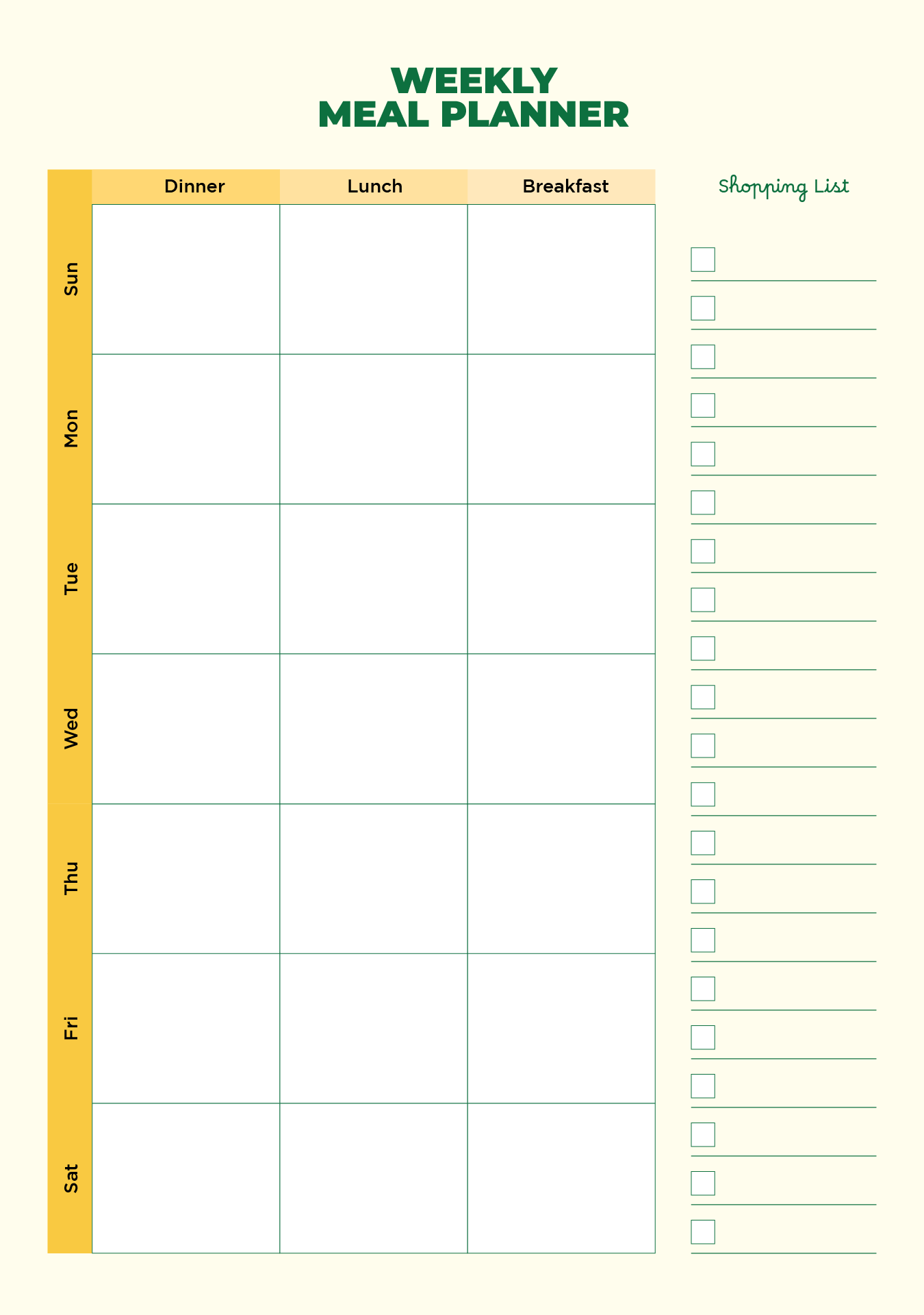 6 Best Printable Weekly Planner Schedule PDF For Free At Printablee