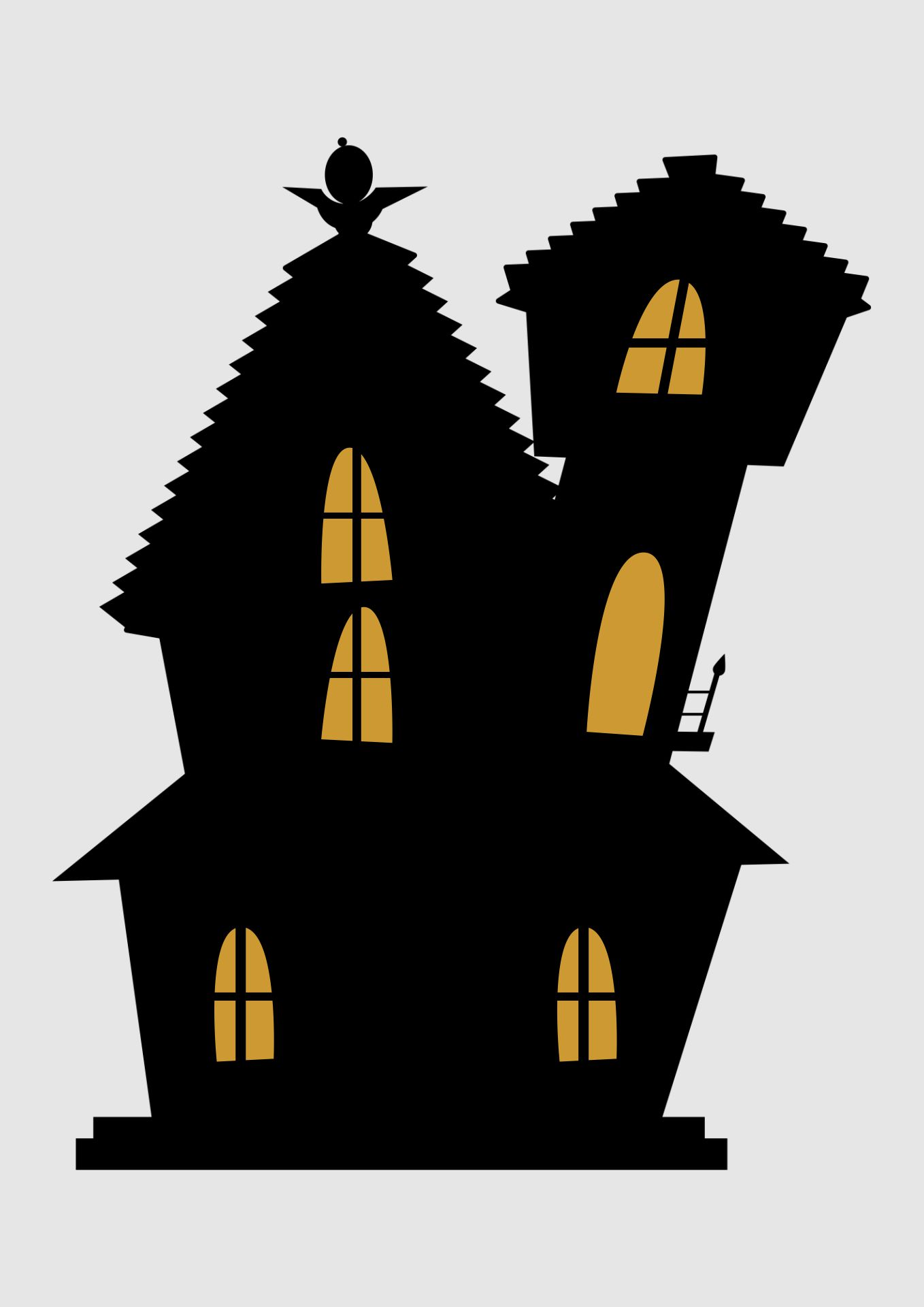 Spooky Haunted House Template