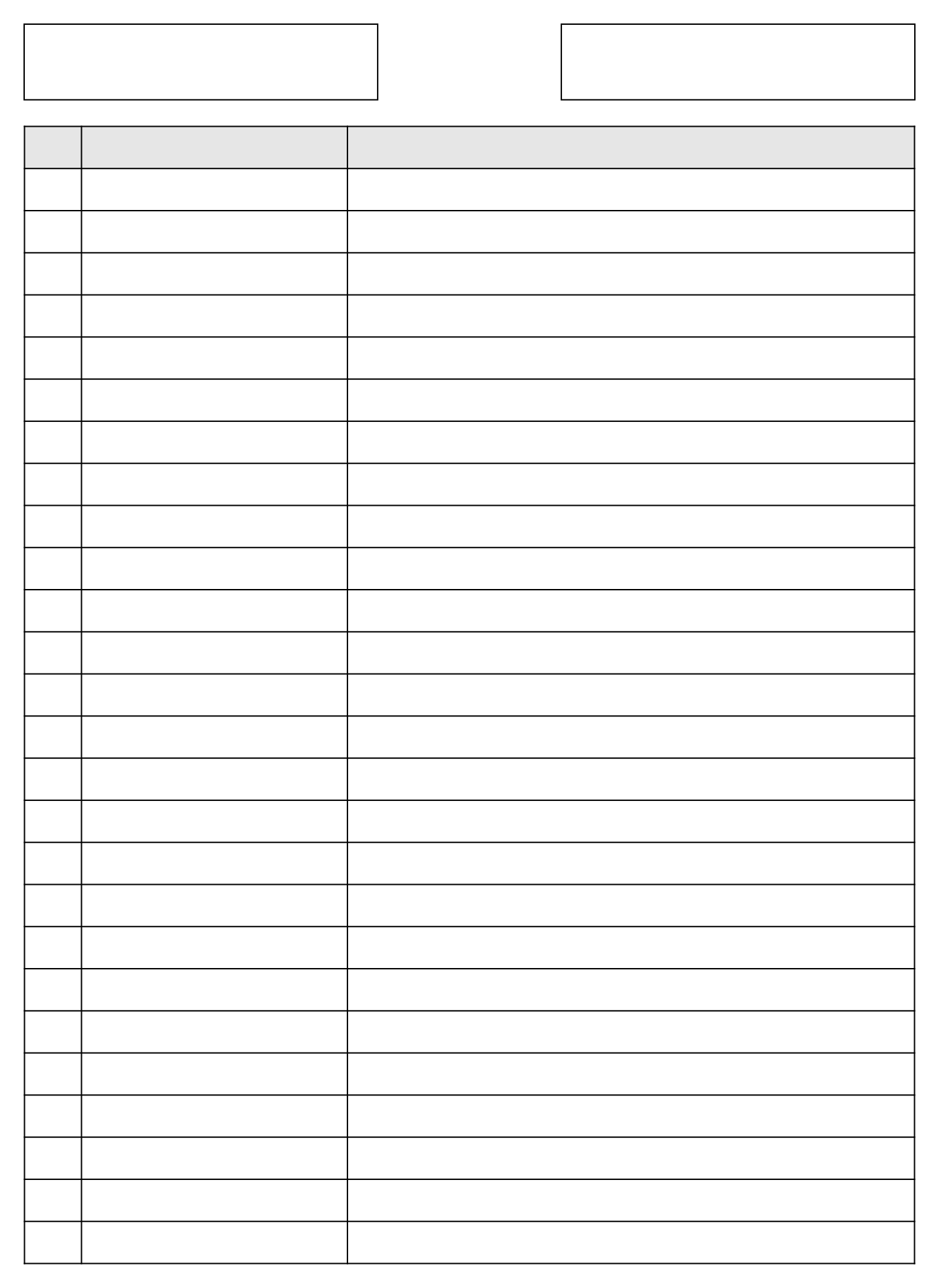 Free Blank Excel Spreadsheet Templates