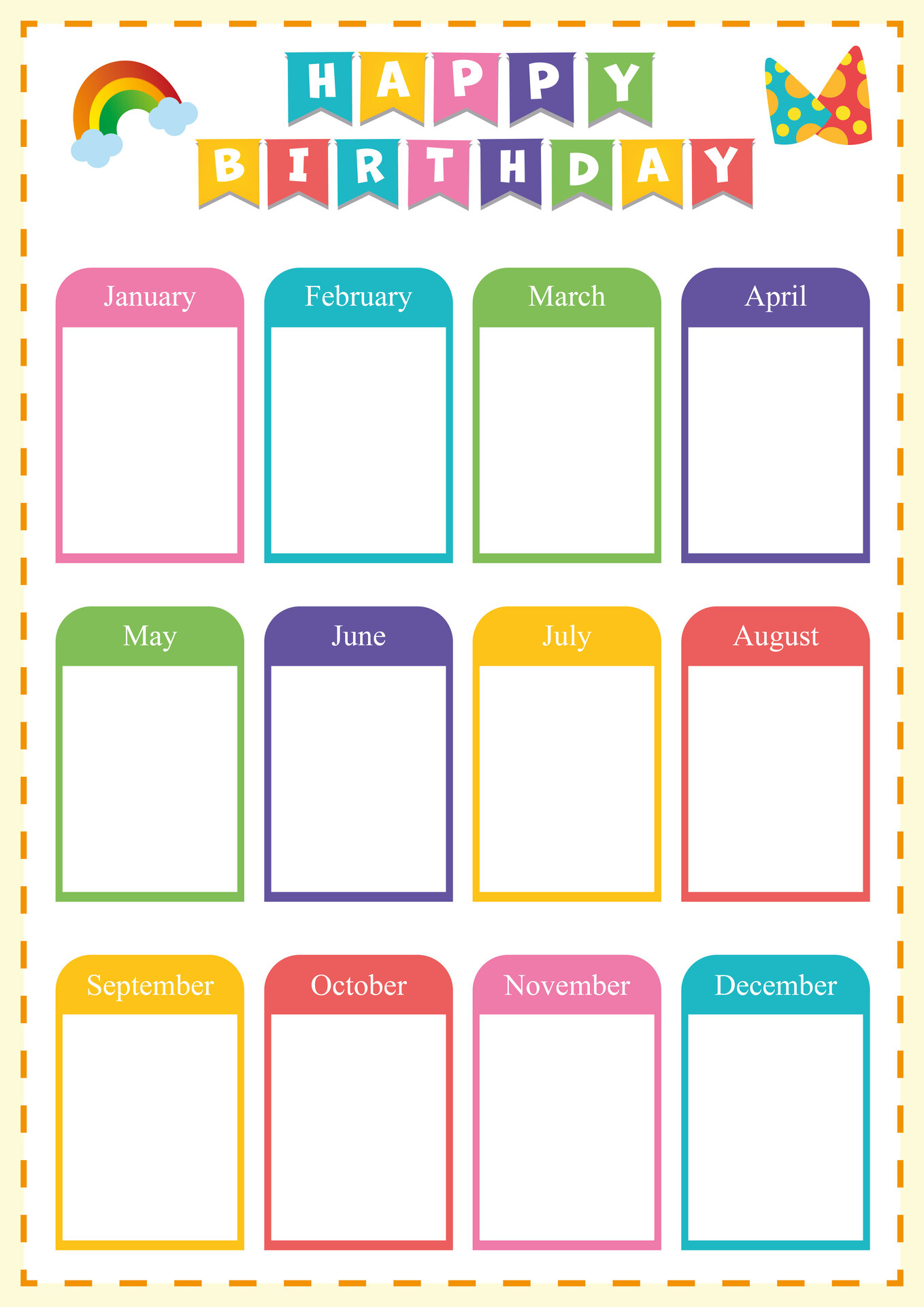 10 Best Printable For Classroom Birthday Charts PDF For Free At Printablee
