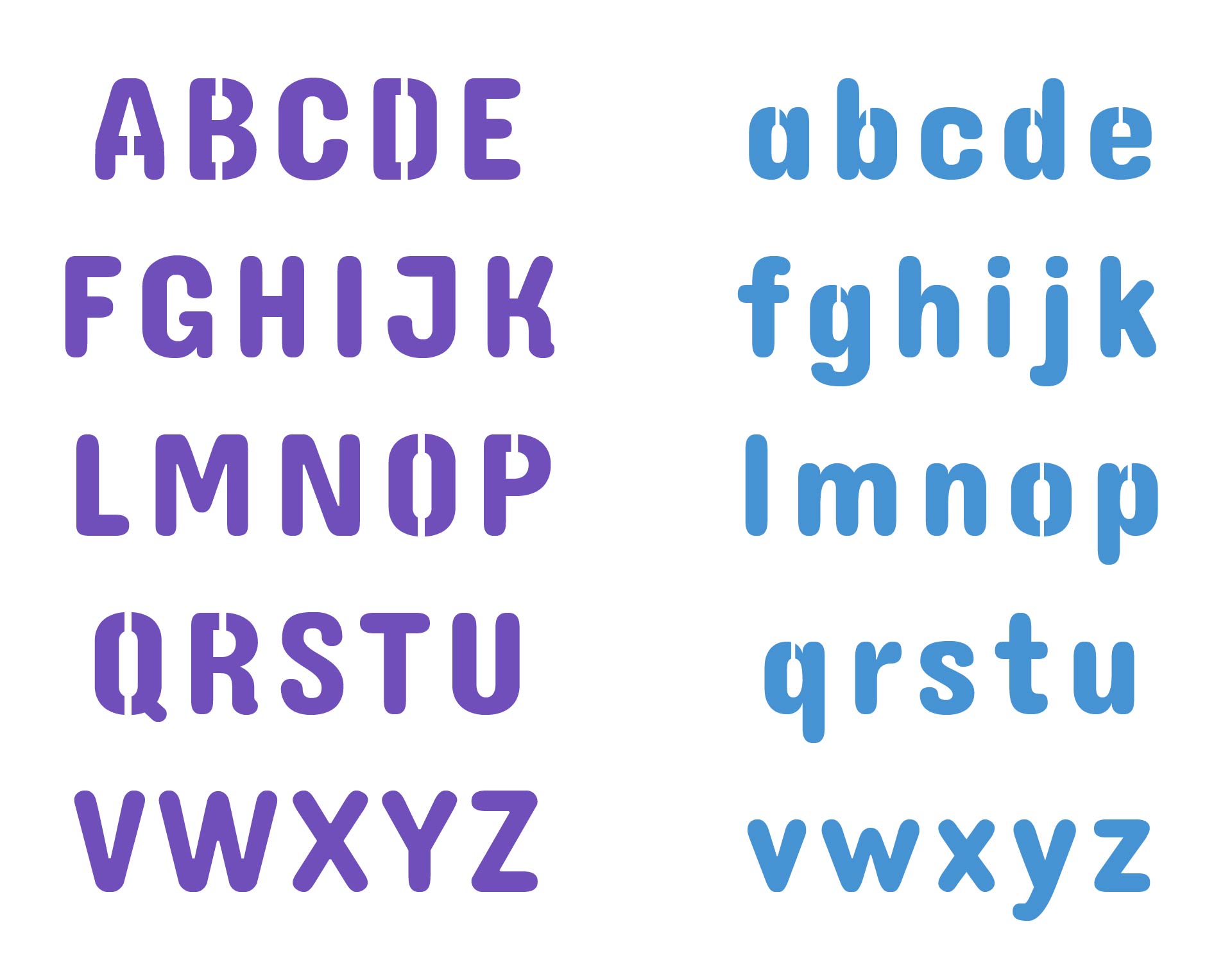 A To Z Free Printable Alphabet Letters Banner