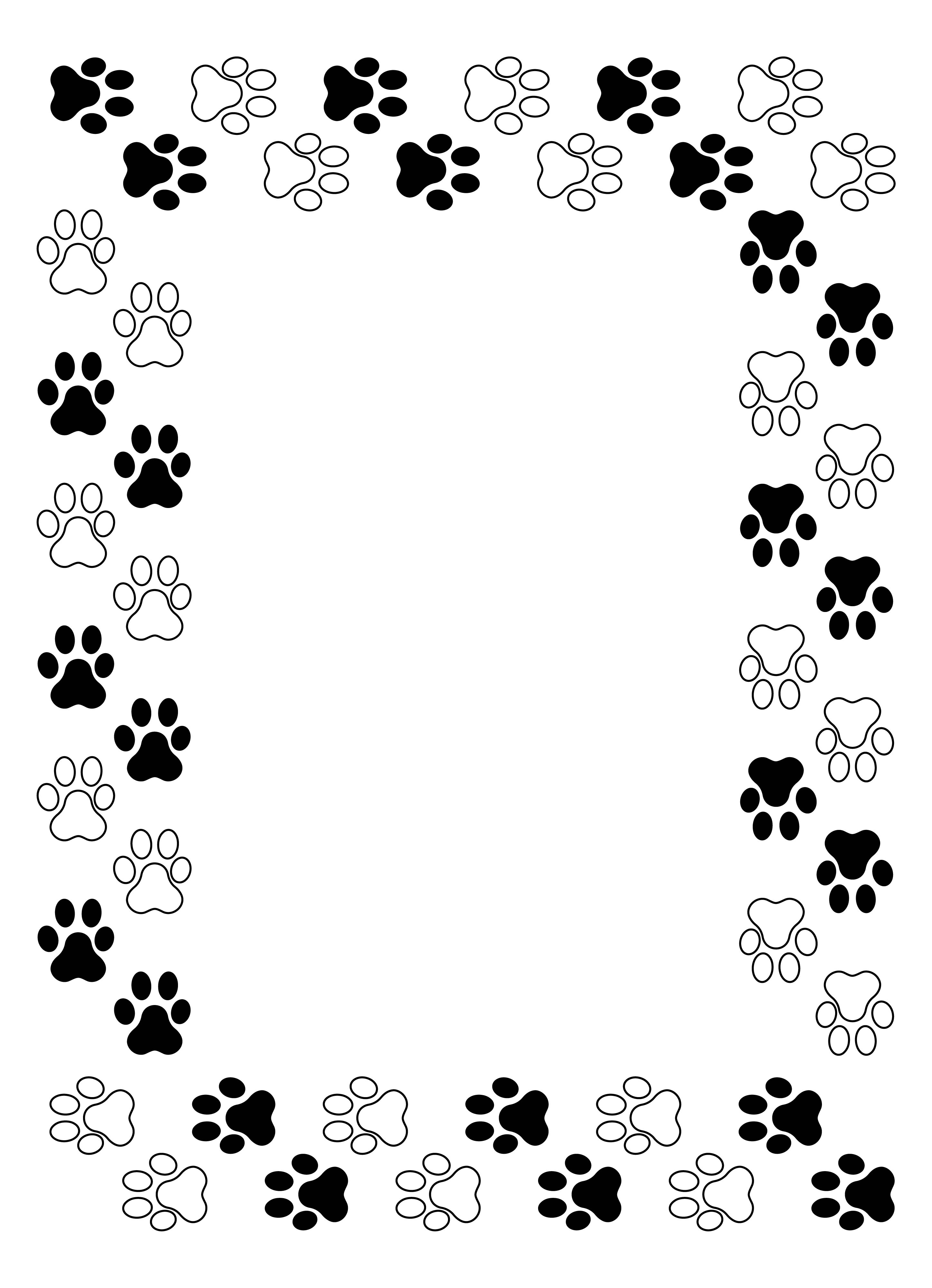 Free Printable Lined Paper With Border Pdf Free Writing Decorative 